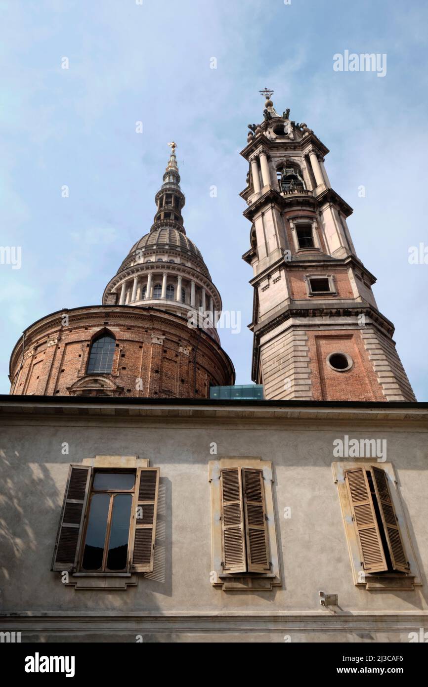 2022 march -Tower of Basilica of San Gaudenzio in Novara city, Piedmont ...