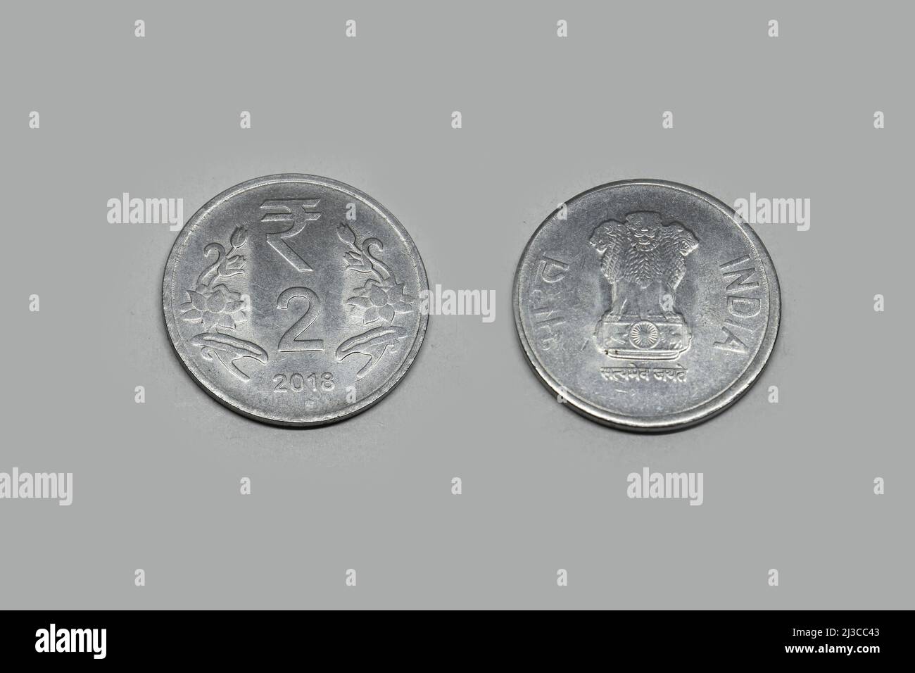 Indian Currency two Rupees silver Coin, Indian Currency, Money, two ...