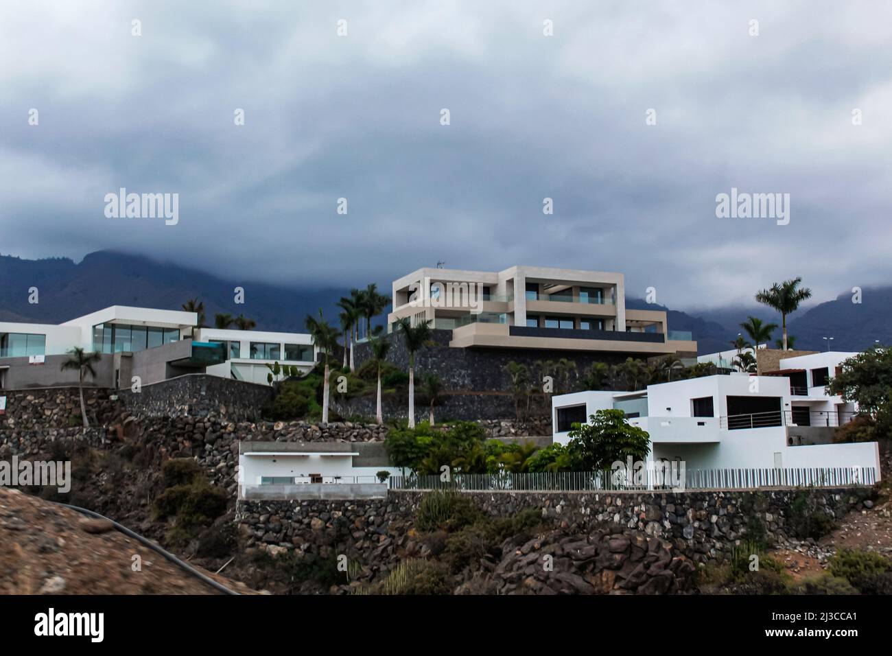 Modern buildings Tenerife Stock Photo - Alamy
