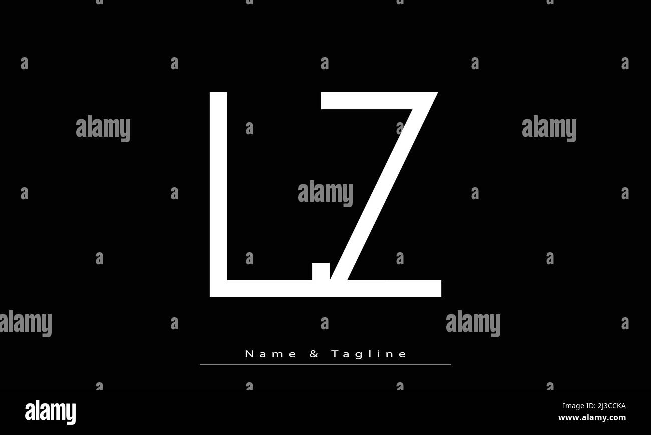 Alphabet letters Initials Monogram logo LZ , ZL Stock Vector Image ...