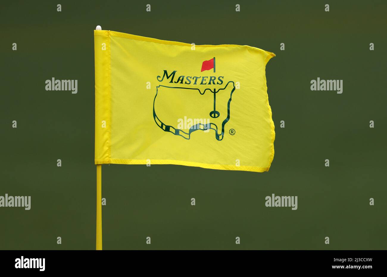 Augusta national masters flag hi-res stock photography and images - Alamy