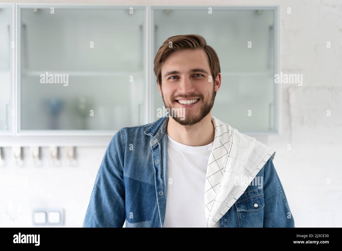 Male chef fruits vegetables in hi-res stock photography and images - Alamy