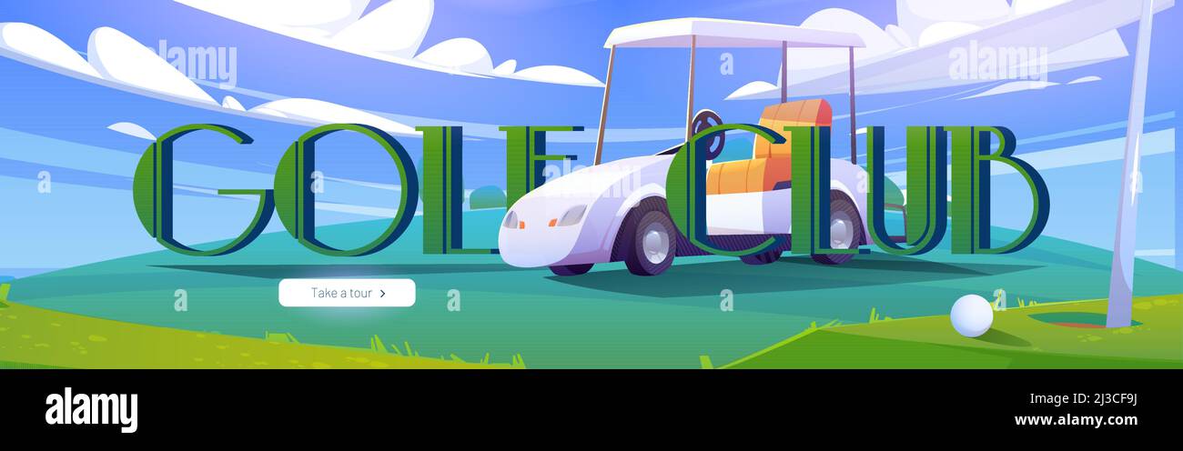 Golf cartoon bunker hi-res stock photography and images - Alamy