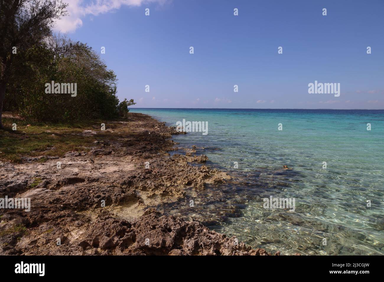 The splendid sea of the Bay of Pigs, Cuba Stock Photo - Alamy