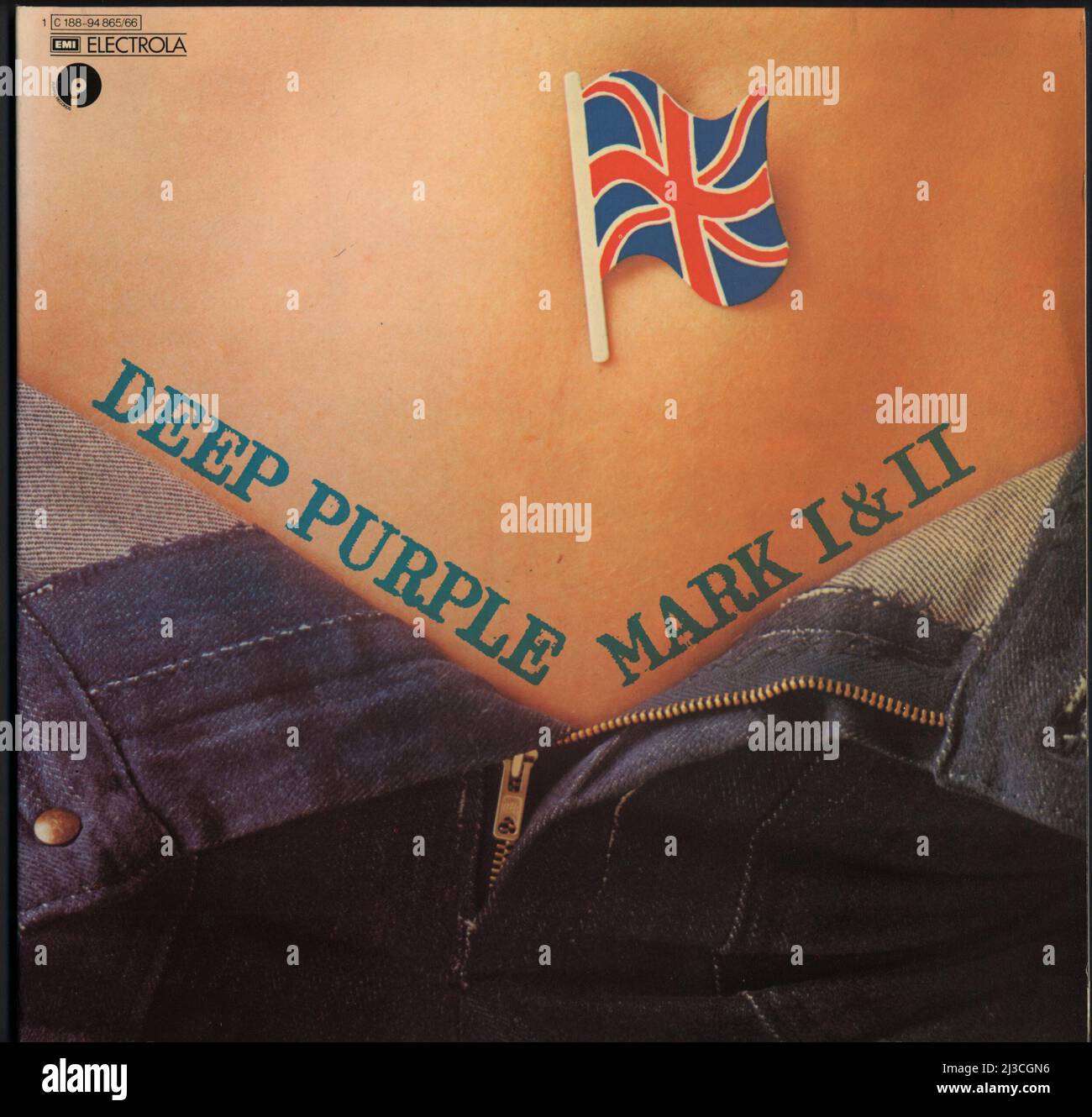 Deep Purple Mk 1 and 2 album sleeve. Electrola EMI Germany 1973. Front ...