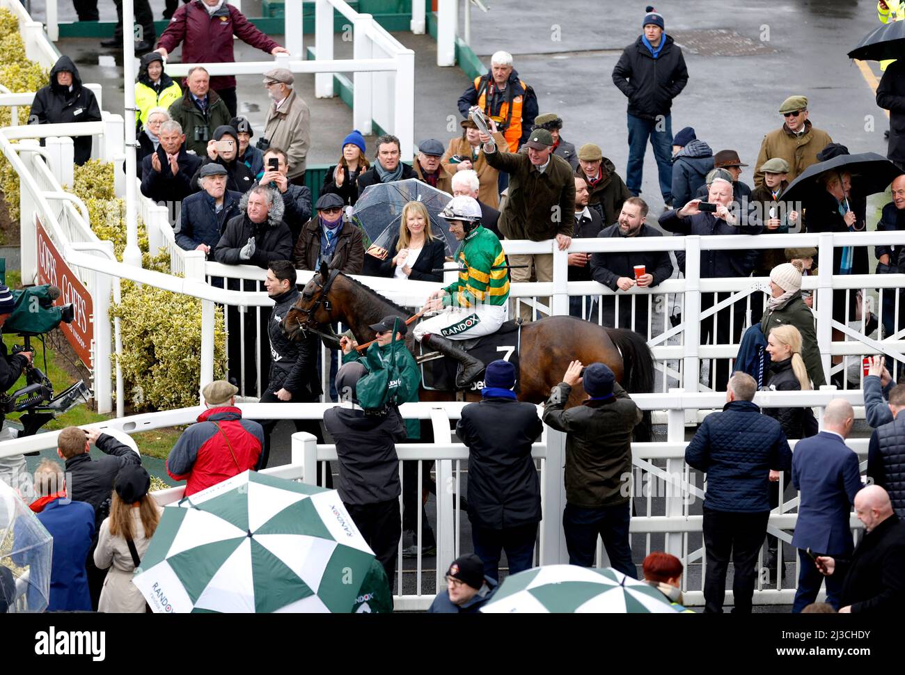 Hurdle at aintree racecourse hi-res stock photography and images - Alamy