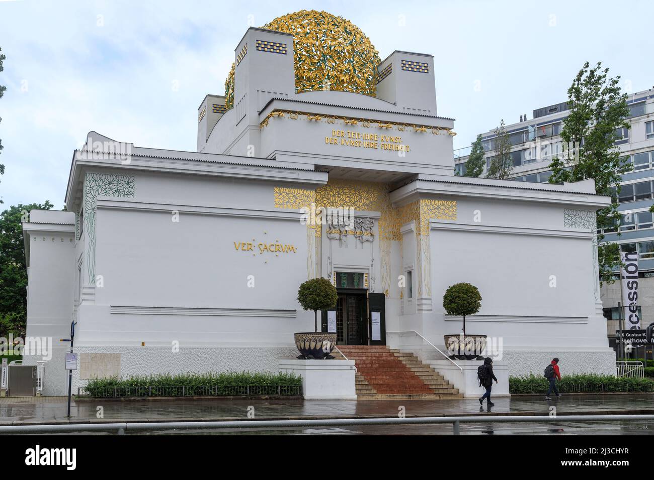 VIENNA, AUSTRIA - MAY 15, 2019: This is the Secession House (late 19th ...
