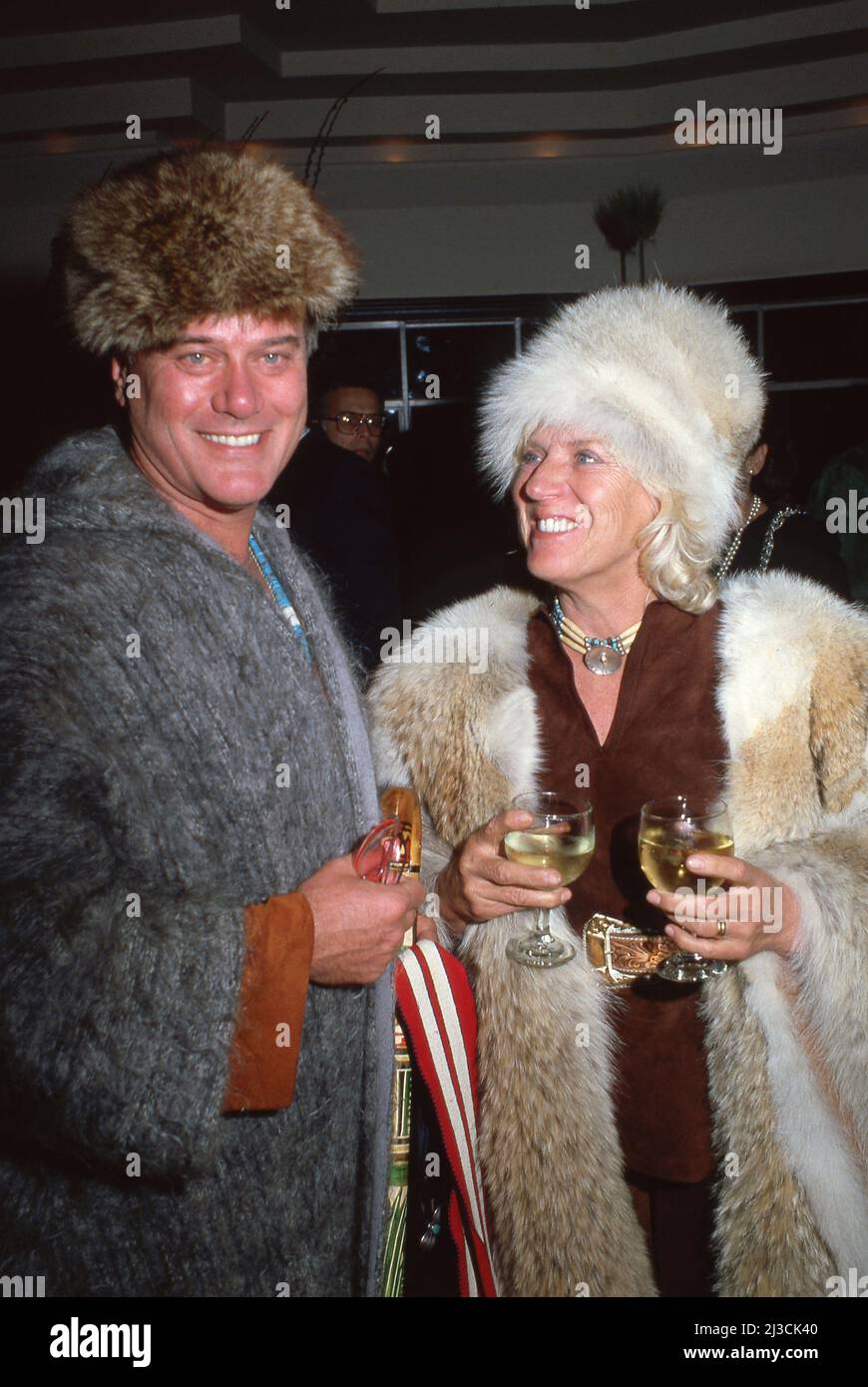 Larry Hagman and Maj Hagman Circa 1980's Credit: Ralph Dominguez ...