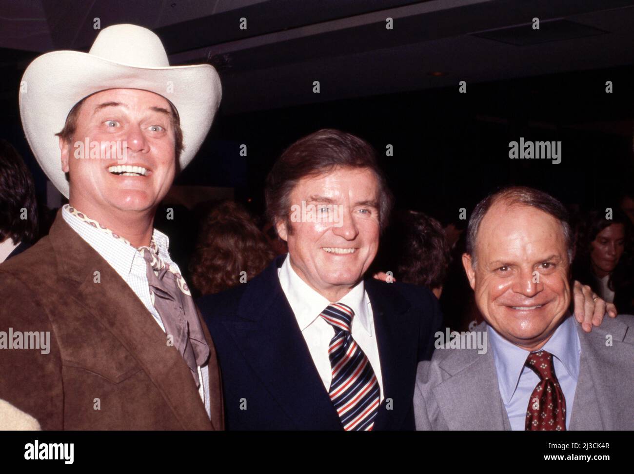 Larry Hagman with Mike Douglas and Don Rickles Circa 1980's Credit ...