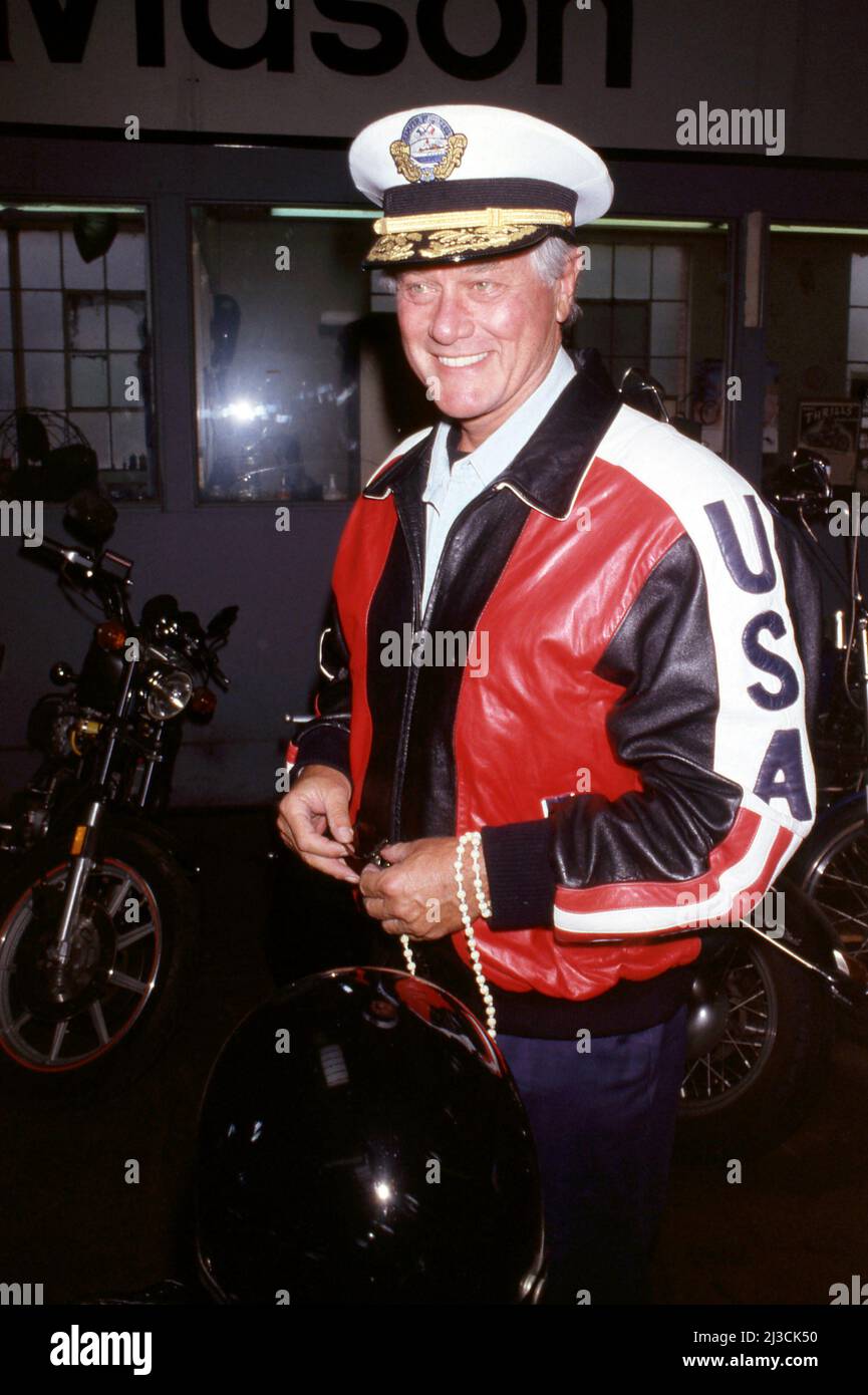 Larry Hagman 1993 Credit: Ralph Dominguez/MediaPunch Stock Photo - Alamy
