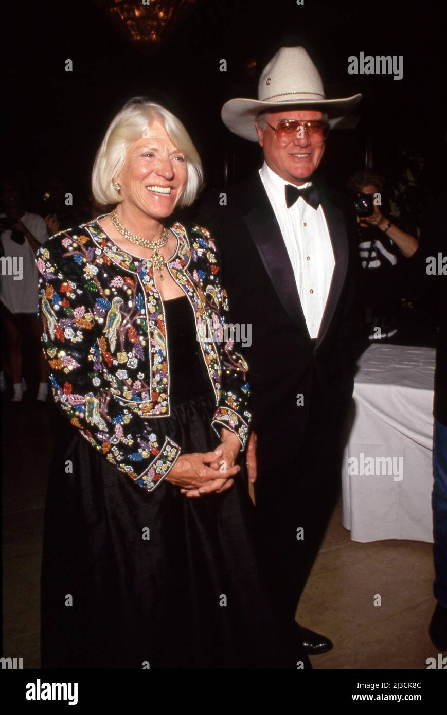 Larry Hagman and Maj Hagman Circa 1980's Credit: Ralph Dominguez ...