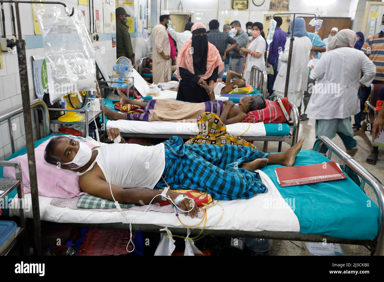 Dhaka, Bangladesh - March 06, 2022: Doctors and nurses of Dhaka Medical ...