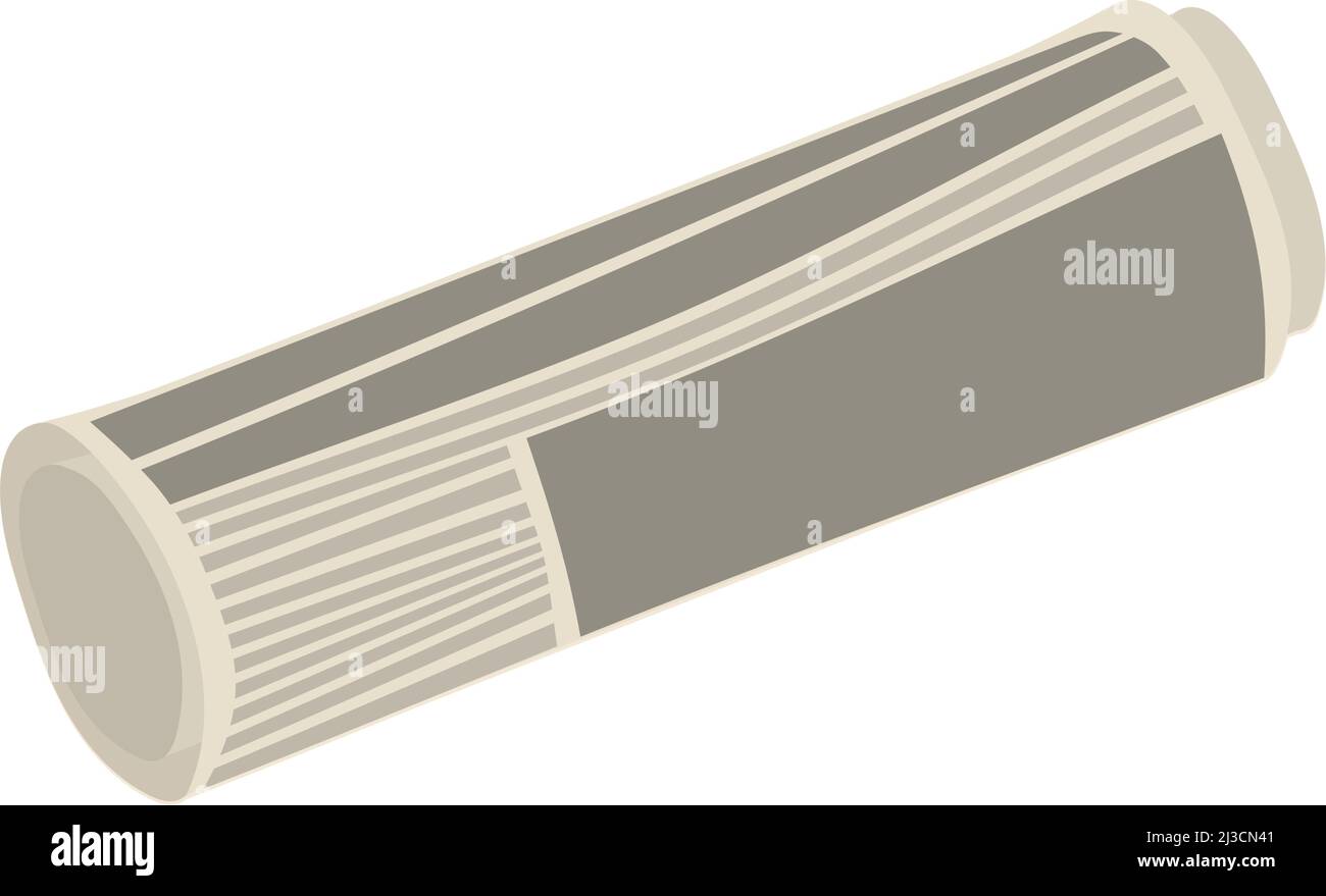 roll of Newspaper Stock Vector Image & Art - Alamy