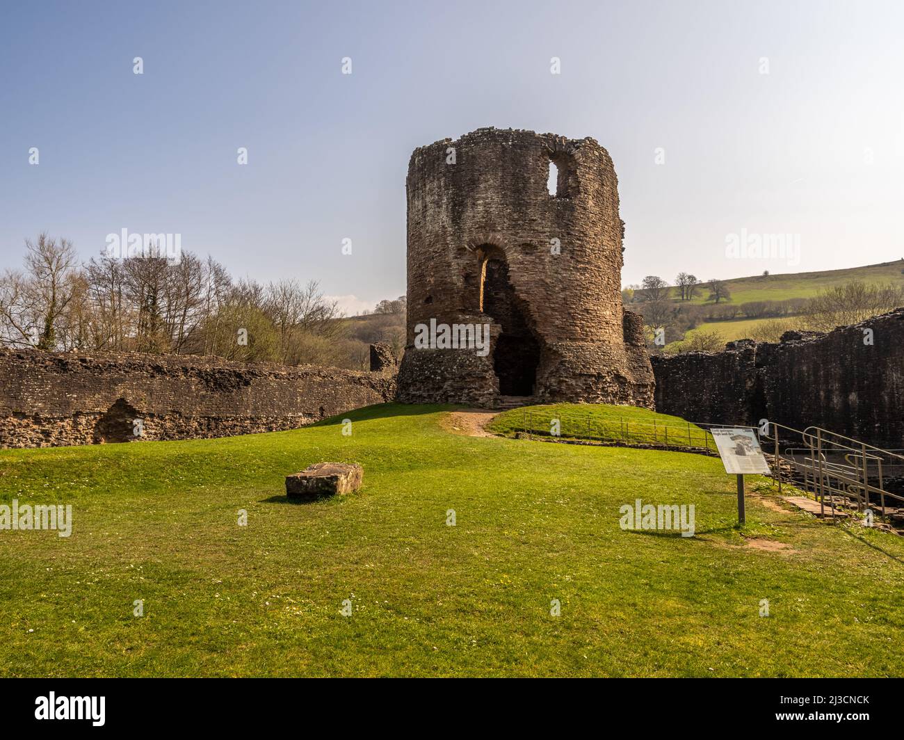 Skenfrith Abergavenny Monmouthshire Wales UK April 07 2022 The circular ...