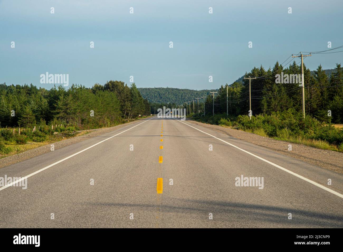 The landscape that you cross along the Canadian roads in the direction ...