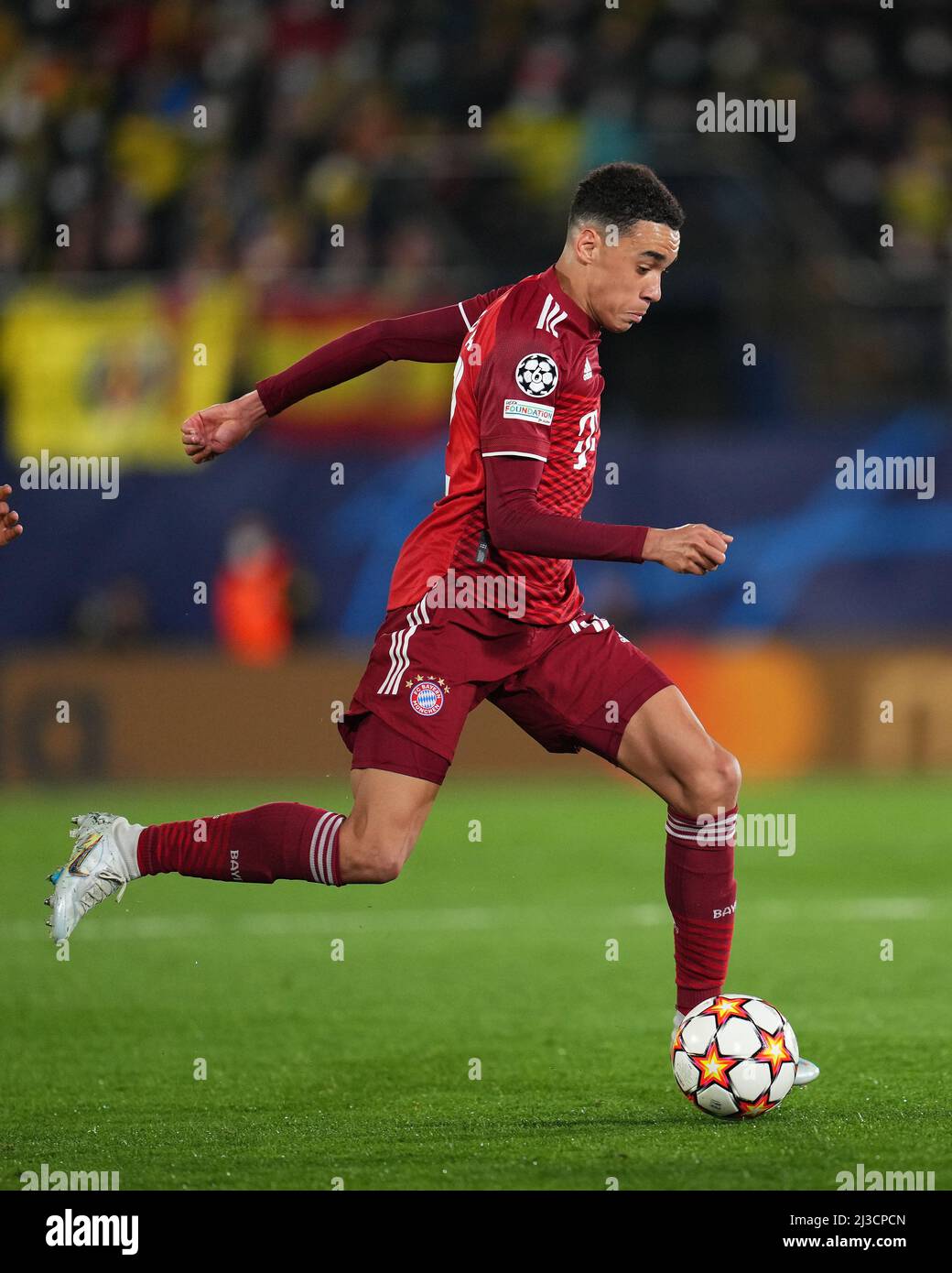 Jamal Musiala of Bayern Munich during the UEFA Champions League match ...