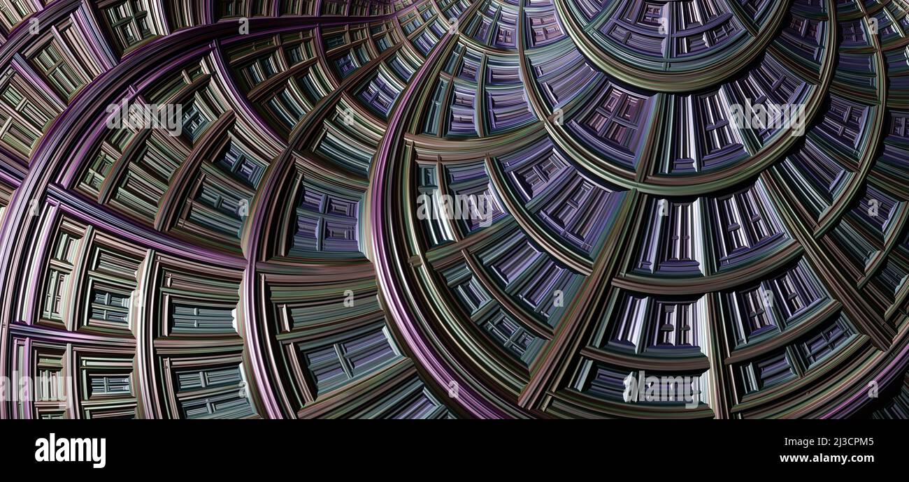 Computer generated abstract fractal artwork for creative design Stock ...