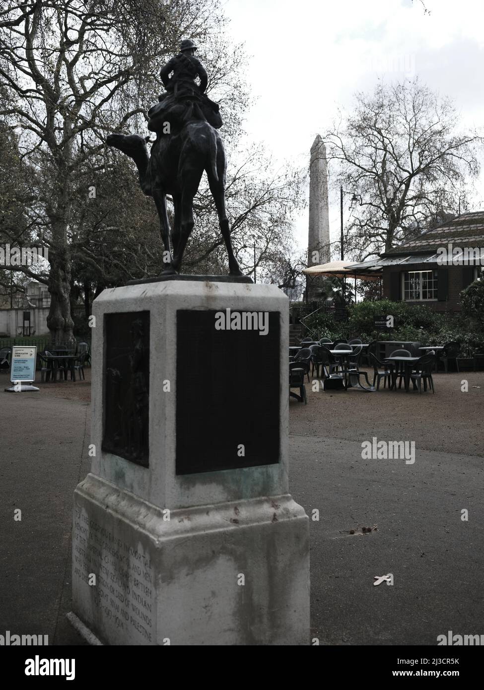 Camel Corps memorial, London Stock Photo - Alamy