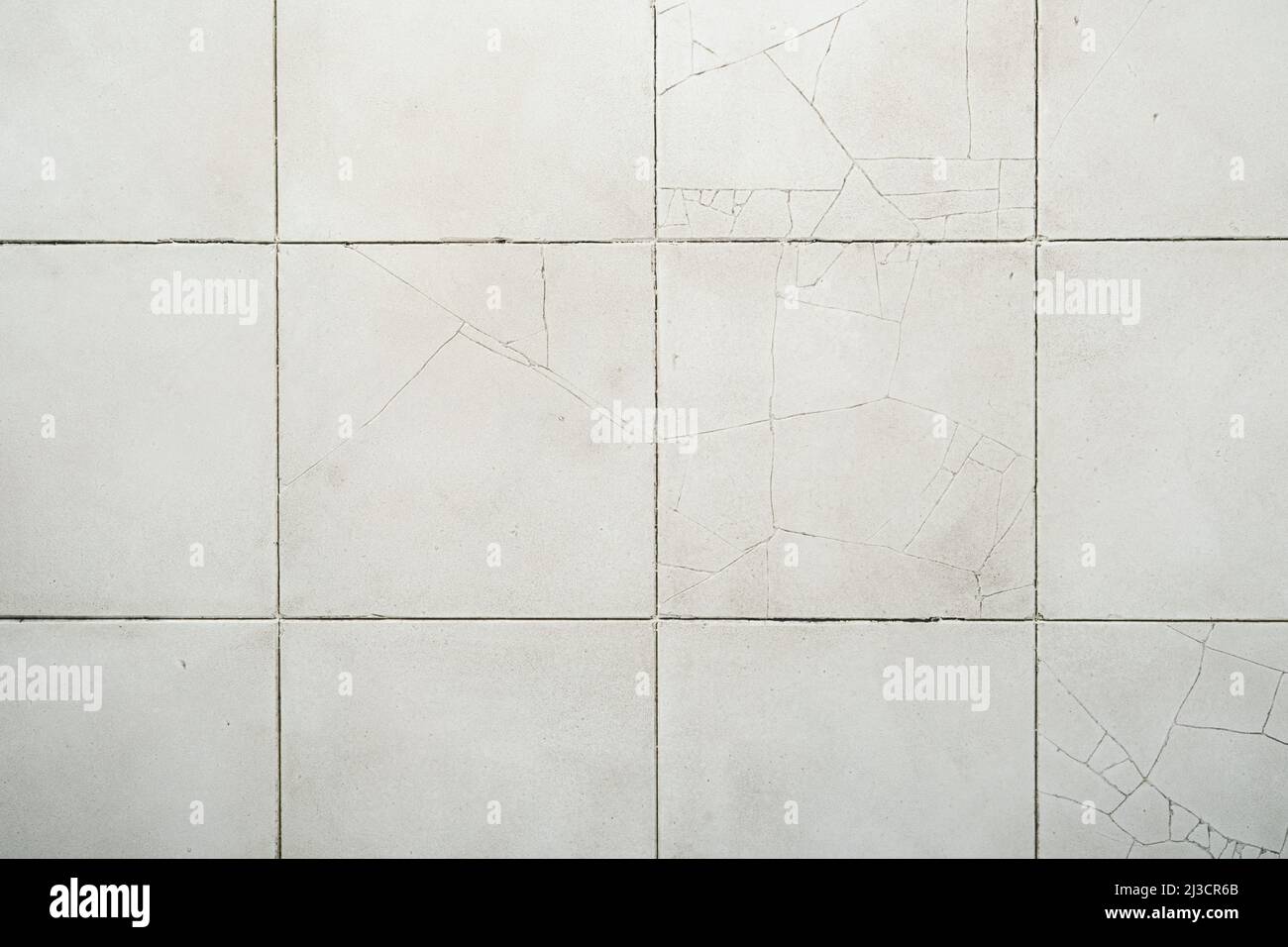 Old cracked tile. Grey old marble texture for background or tiles floor ...