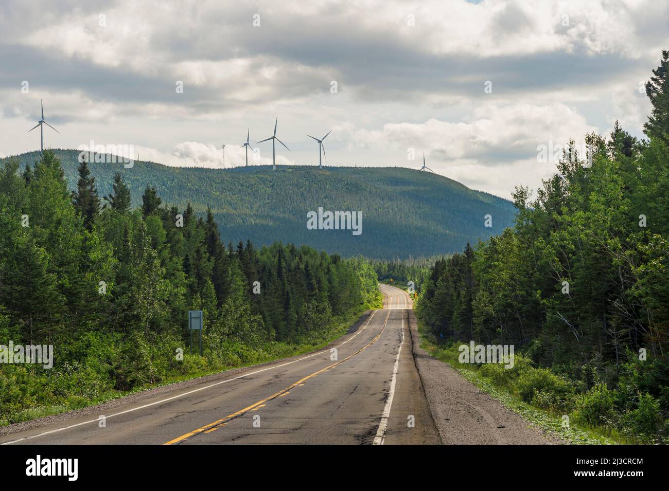 The landscape that you cross along the Canadian roads in the direction ...