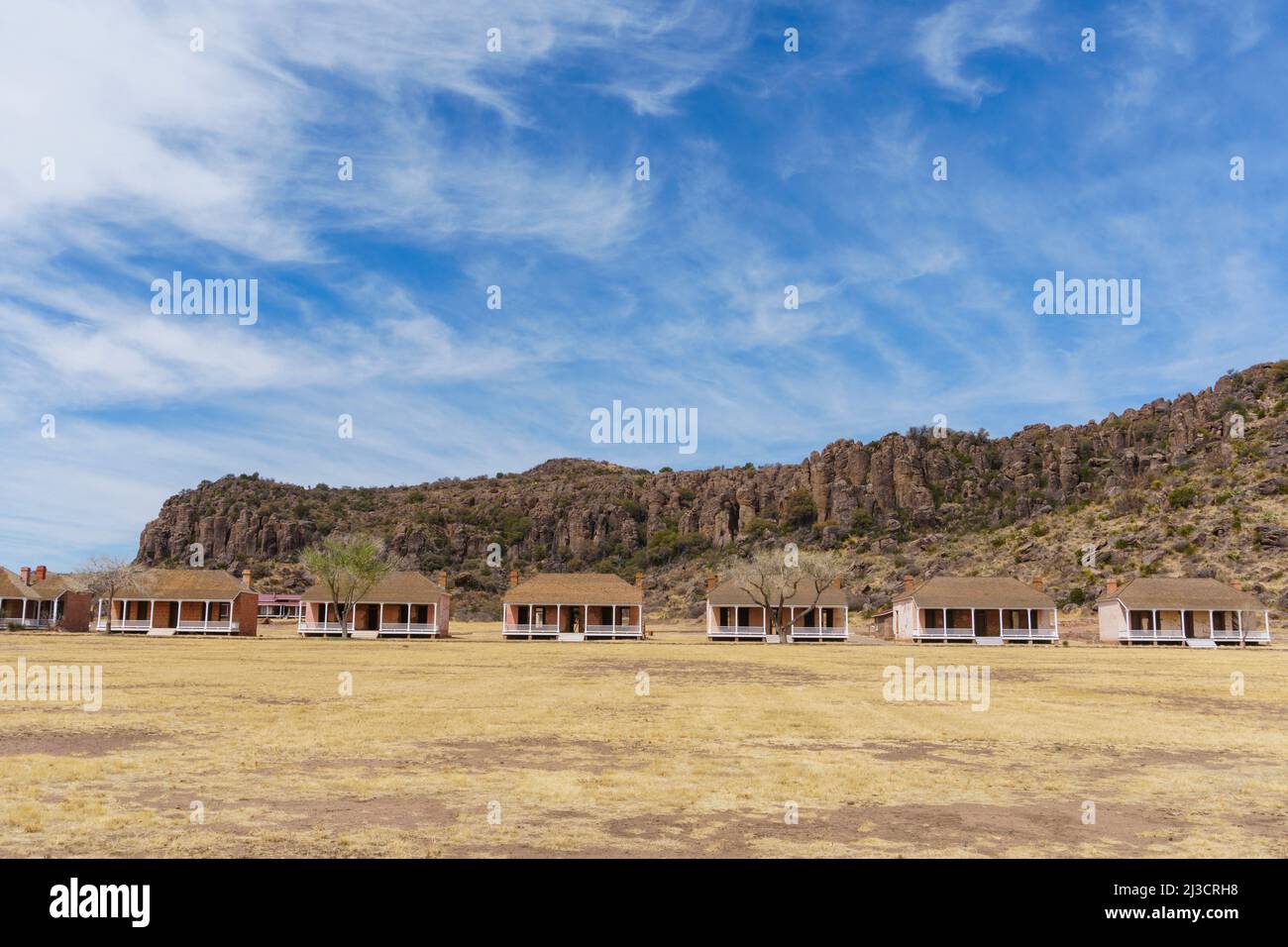 Officers quarters, Fort Davis National Historic Site Stock Photo - Alamy