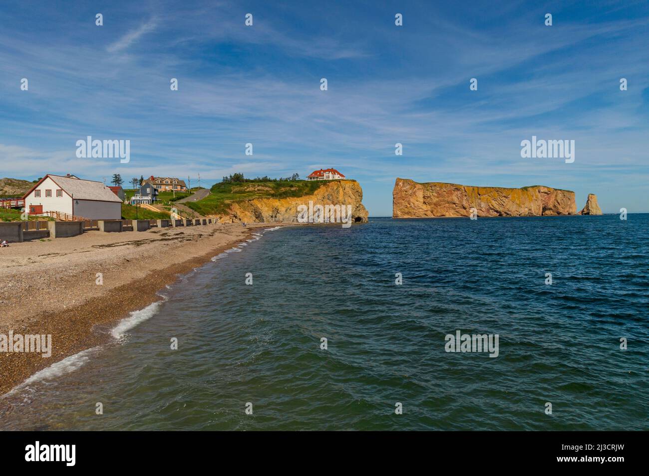 Canada, Quebec, Gaspe Peninsula, Perce, Perce Rock Stock Photo - Alamy