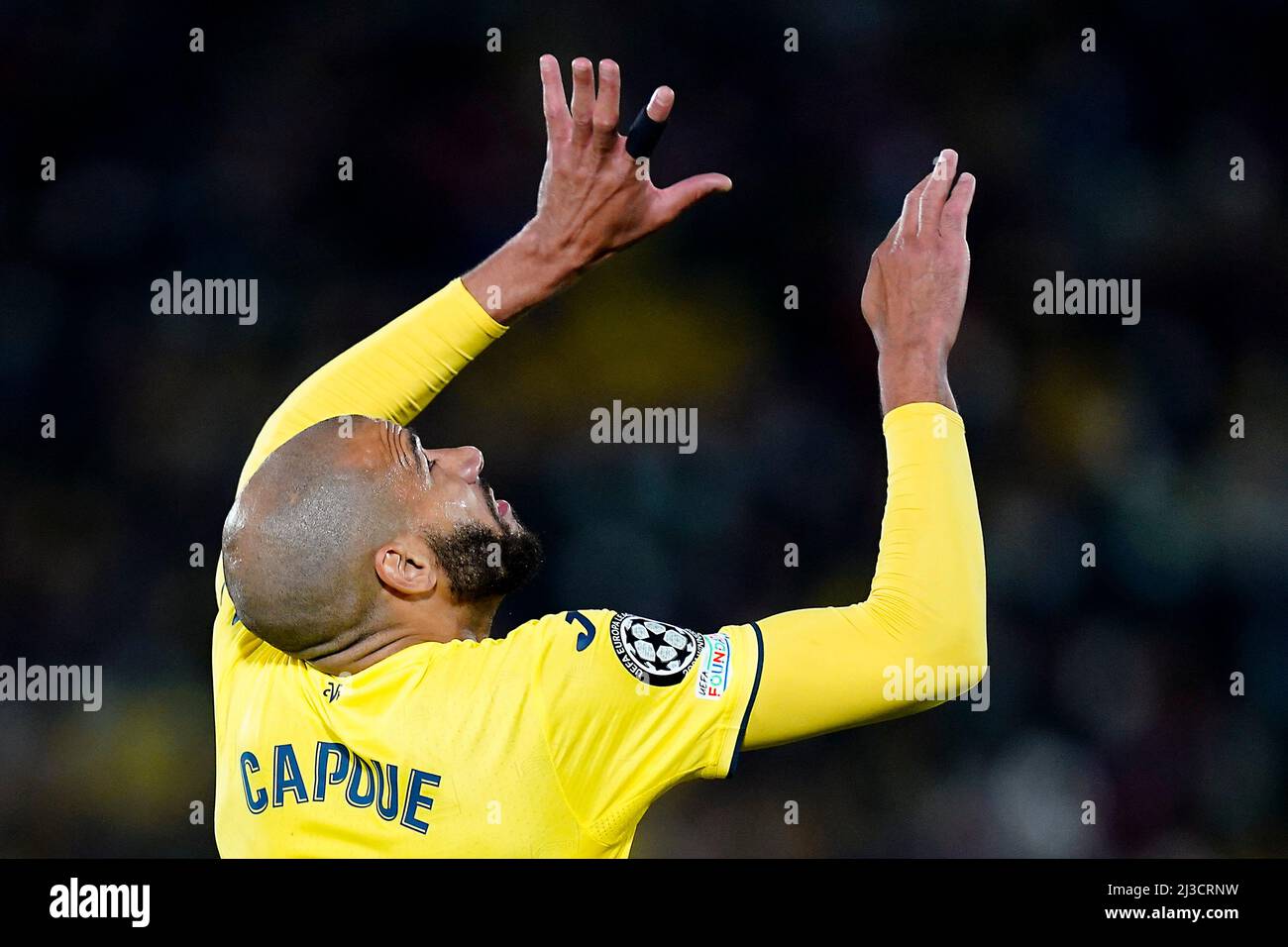 Etienne Capoue of Villarreal CF during the UEFA Champions League match ...