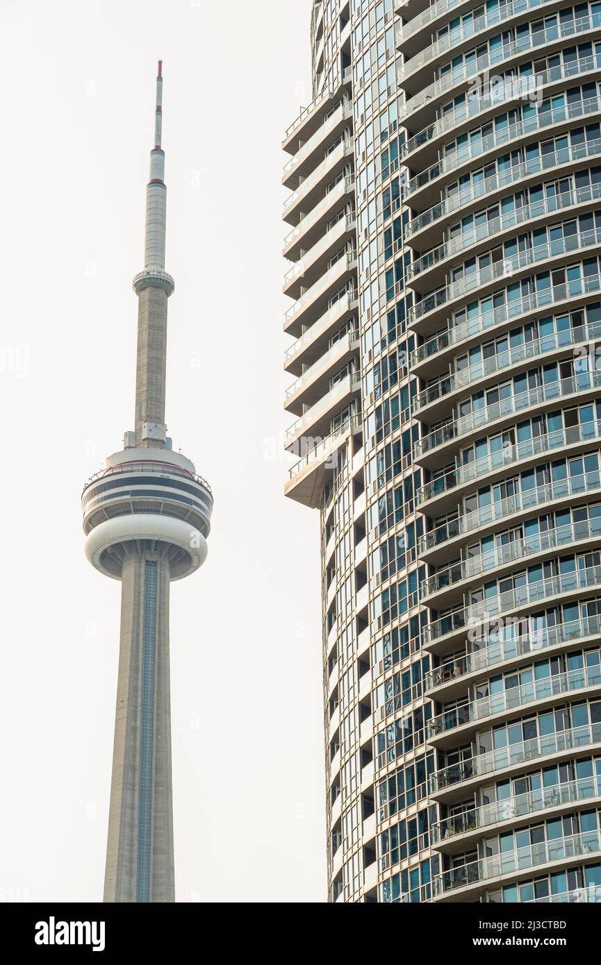Scenic Toronto district skyline and modern architecture Stock Photo - Alamy
