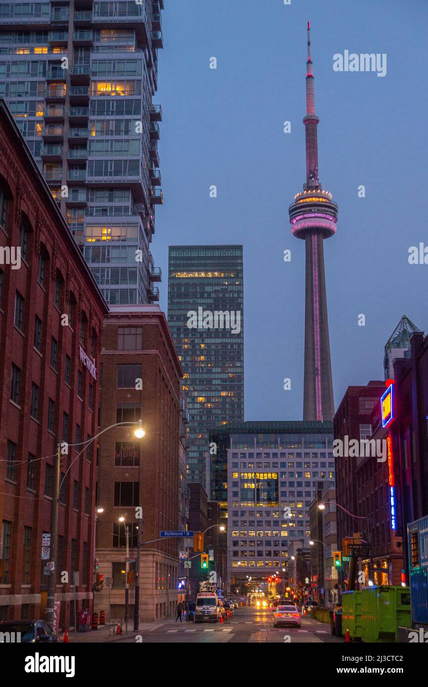 Scenic Toronto district skyline and modern architecture Stock Photo - Alamy