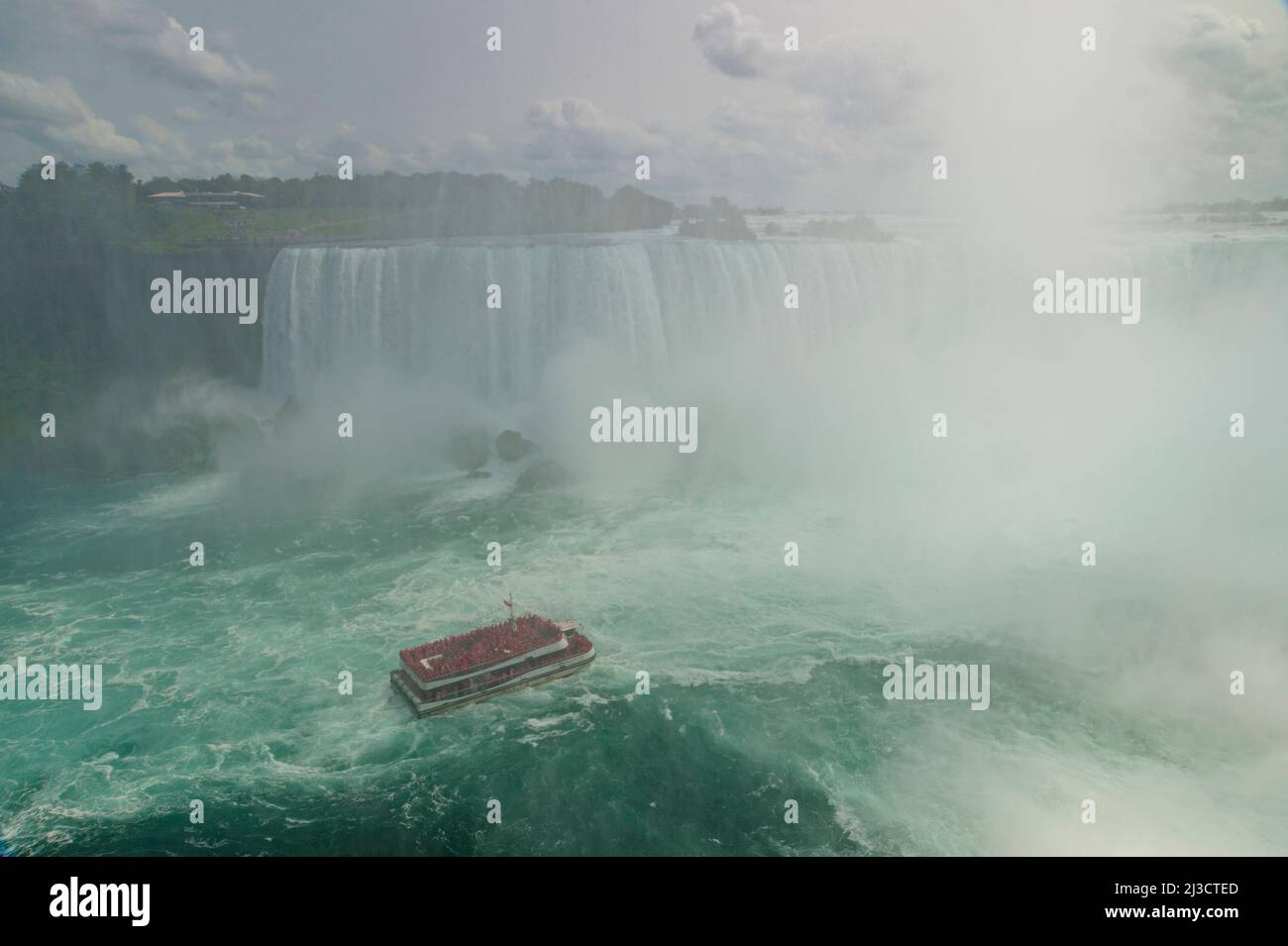 Canada, Scenic Niagara Waterfall, Horseshoe Falls, Canadian side Stock ...