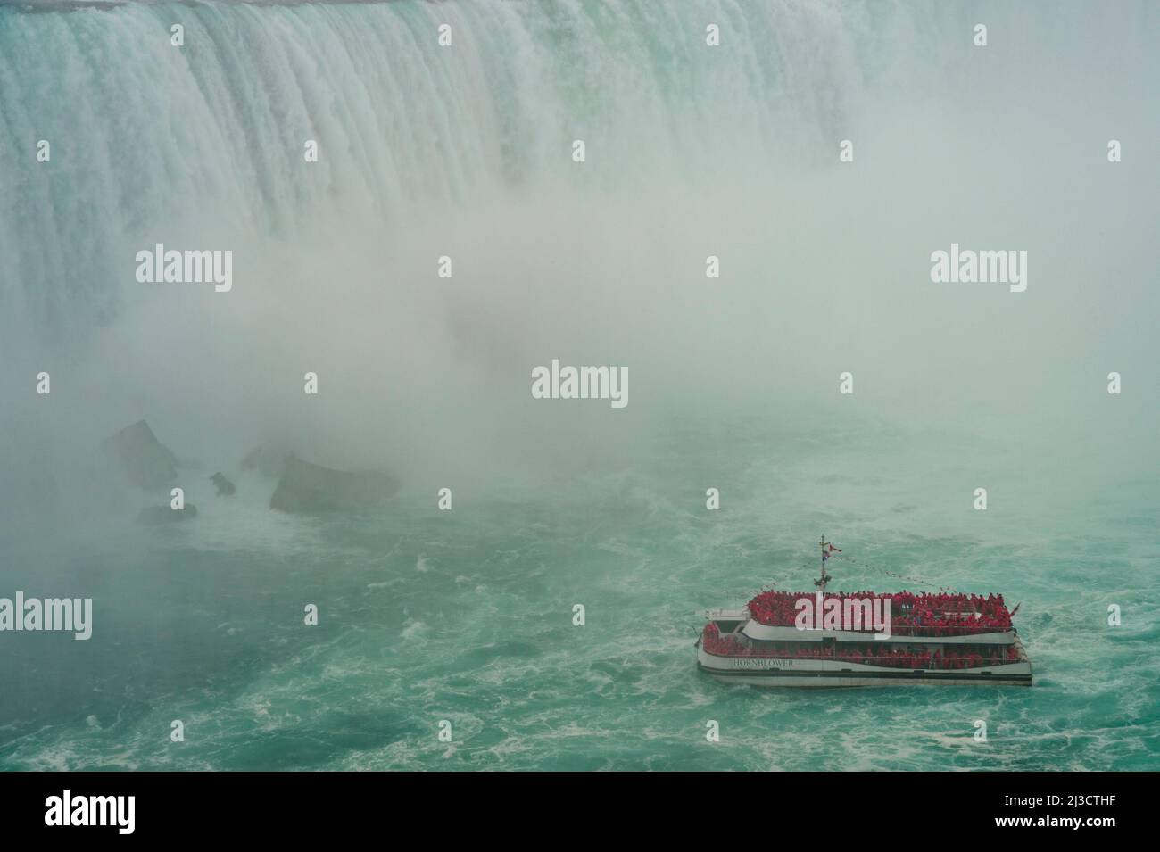 Canada, Scenic Niagara Waterfall, Horseshoe Falls, Canadian side Stock ...