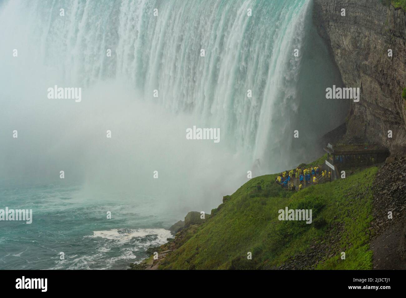 Canada, Scenic Niagara Waterfall, Horseshoe Falls, Canadian side Stock ...