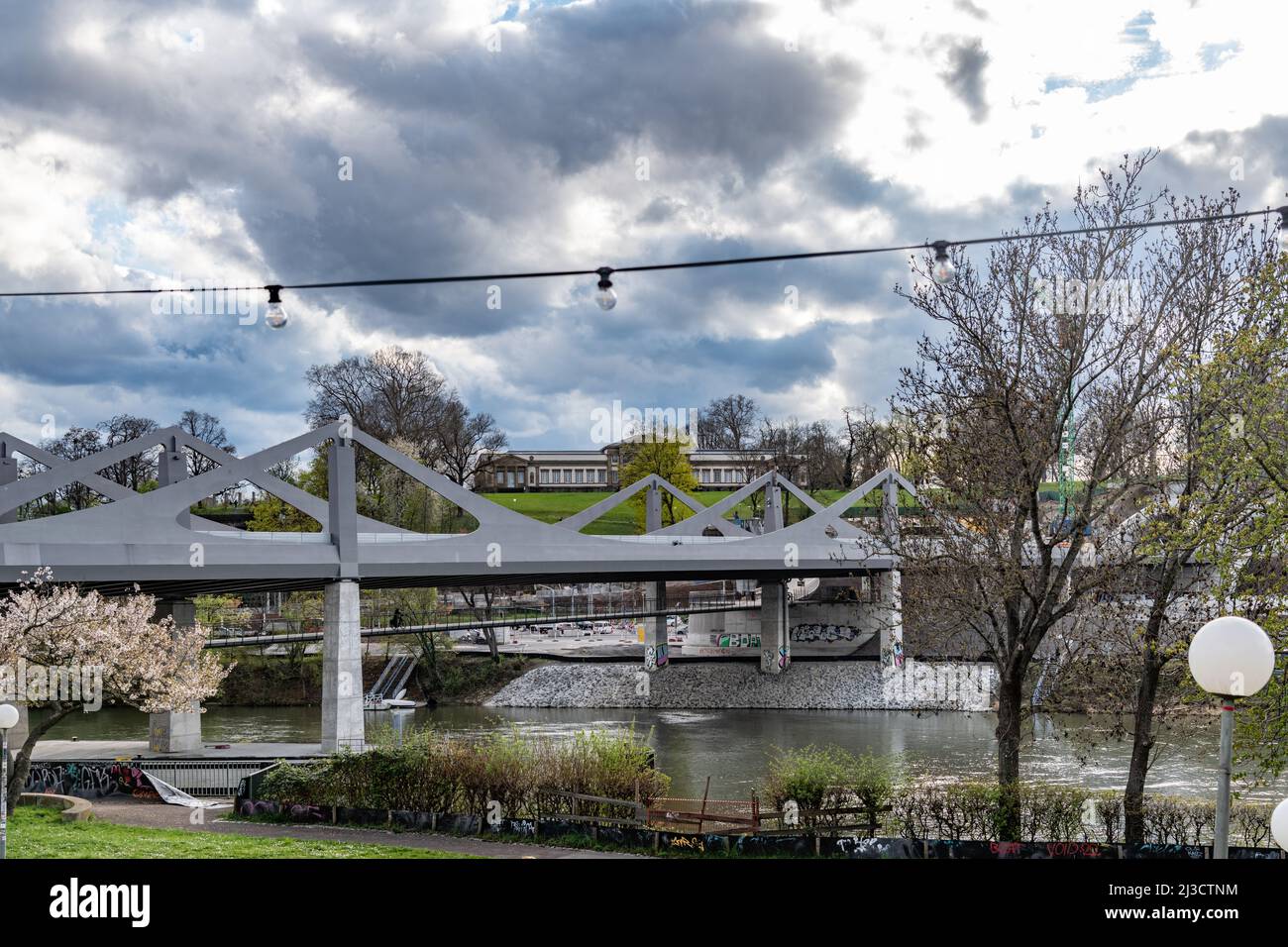 Rosenstein Park and Rosenstein Bridge in Stuttgart Germany Stock Photo ...