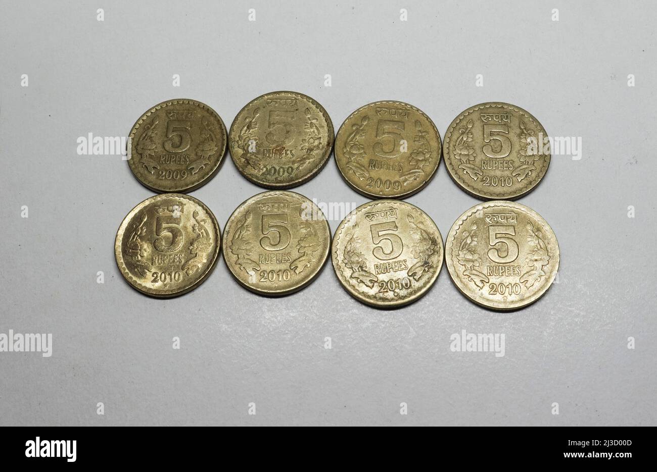 Gandhi banknote 5 rupee hi-res stock photography and images - Alamy
