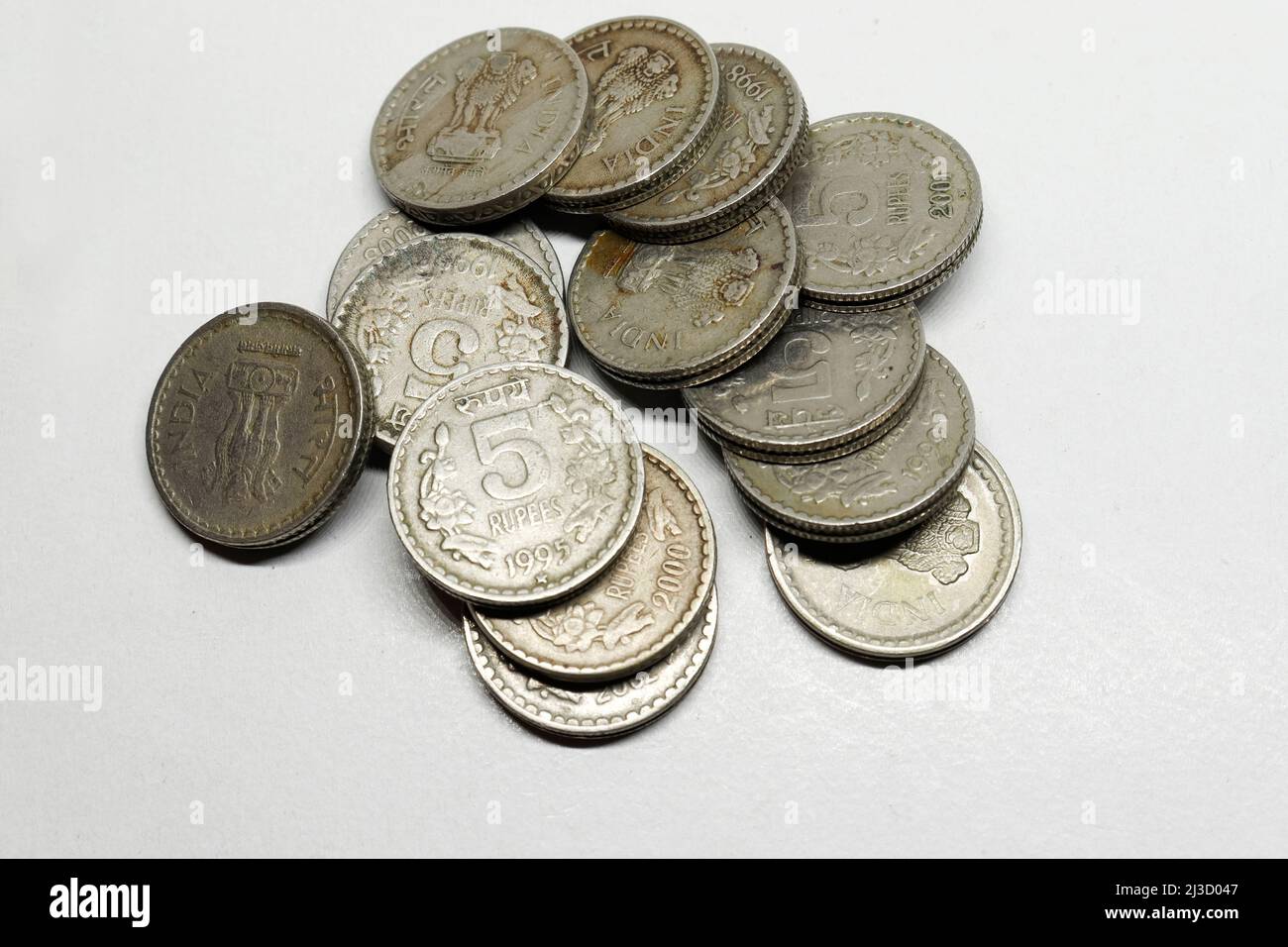 Indian Currency five Rupees Coin, Indian Currency, Money, old five ...