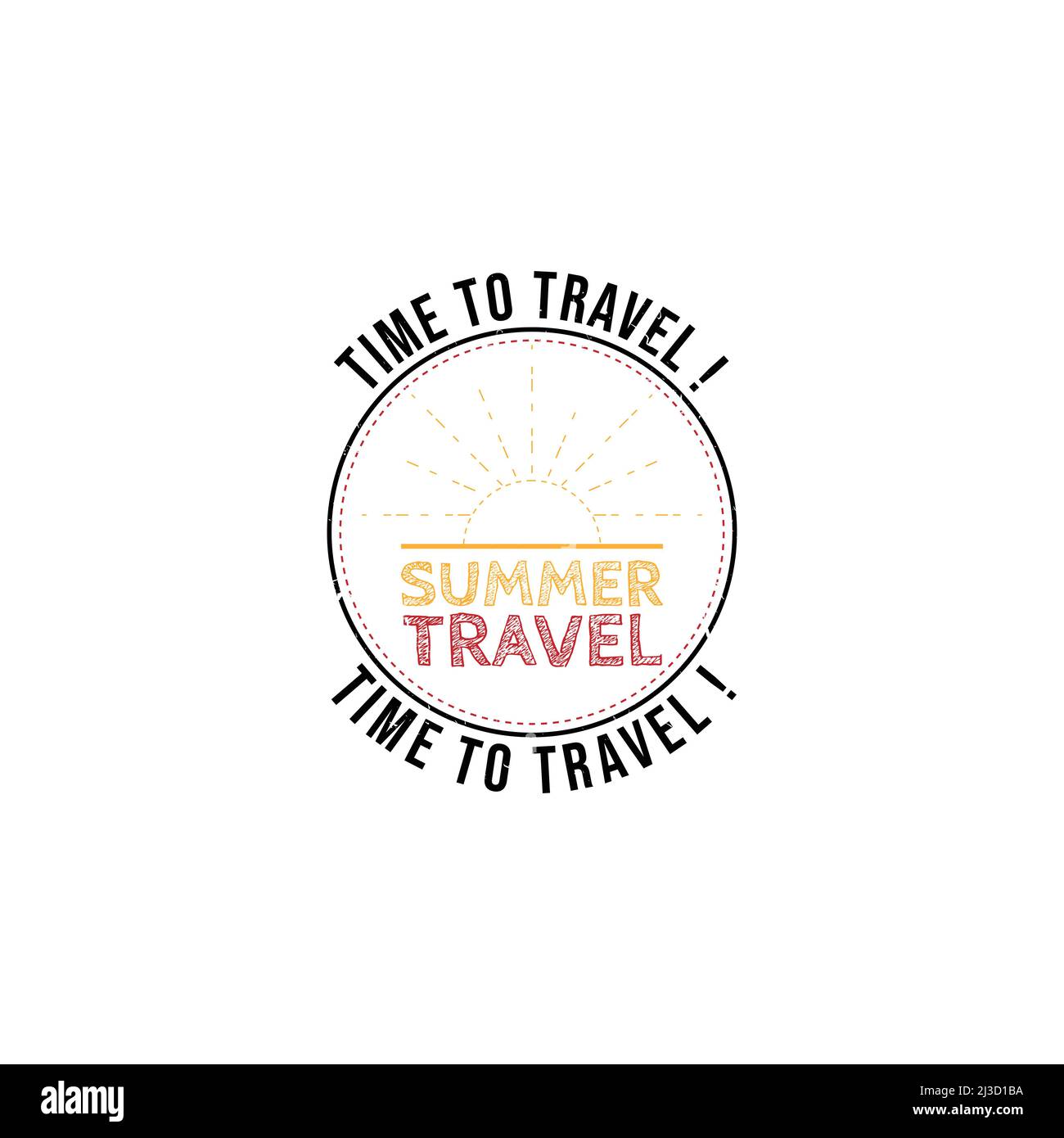 Summer vacation grunge rubber stamp vector image. Summer time, grunge ...