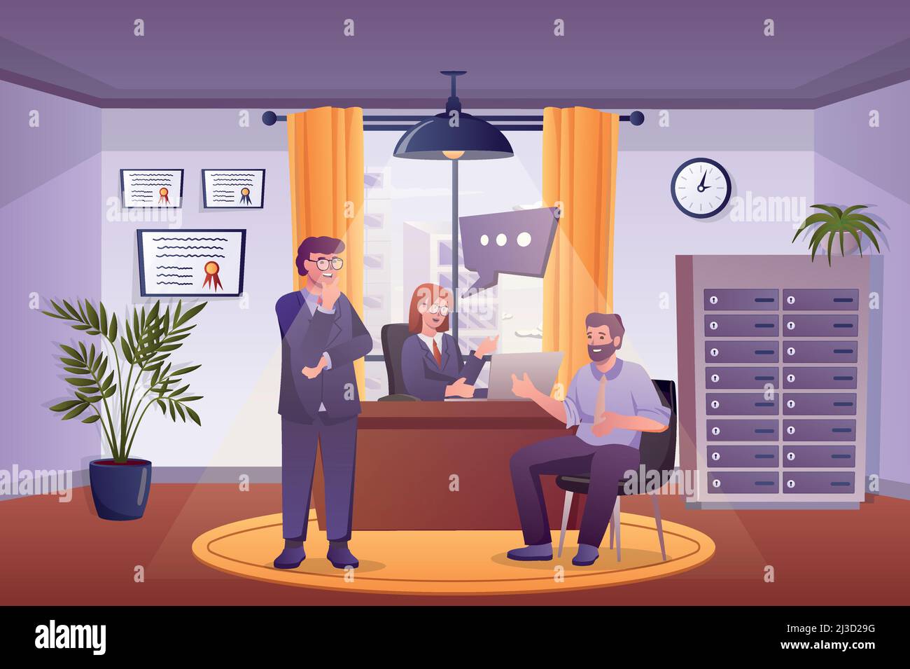 New hire cartoon hi-res stock photography and images - Alamy