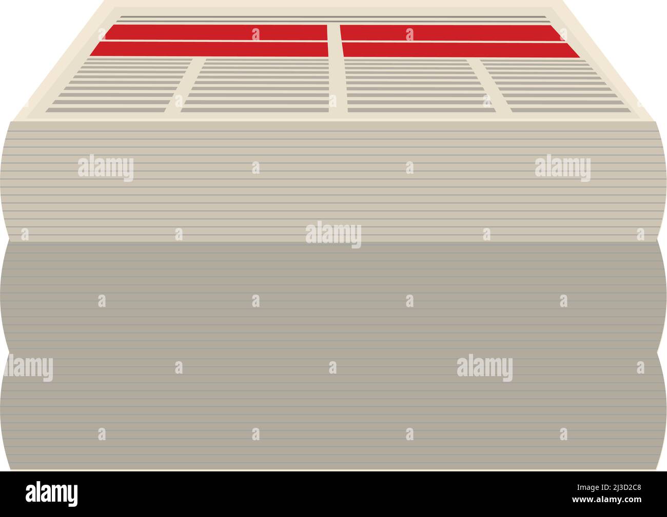 stack of Newspapers Stock Vector Image & Art - Alamy