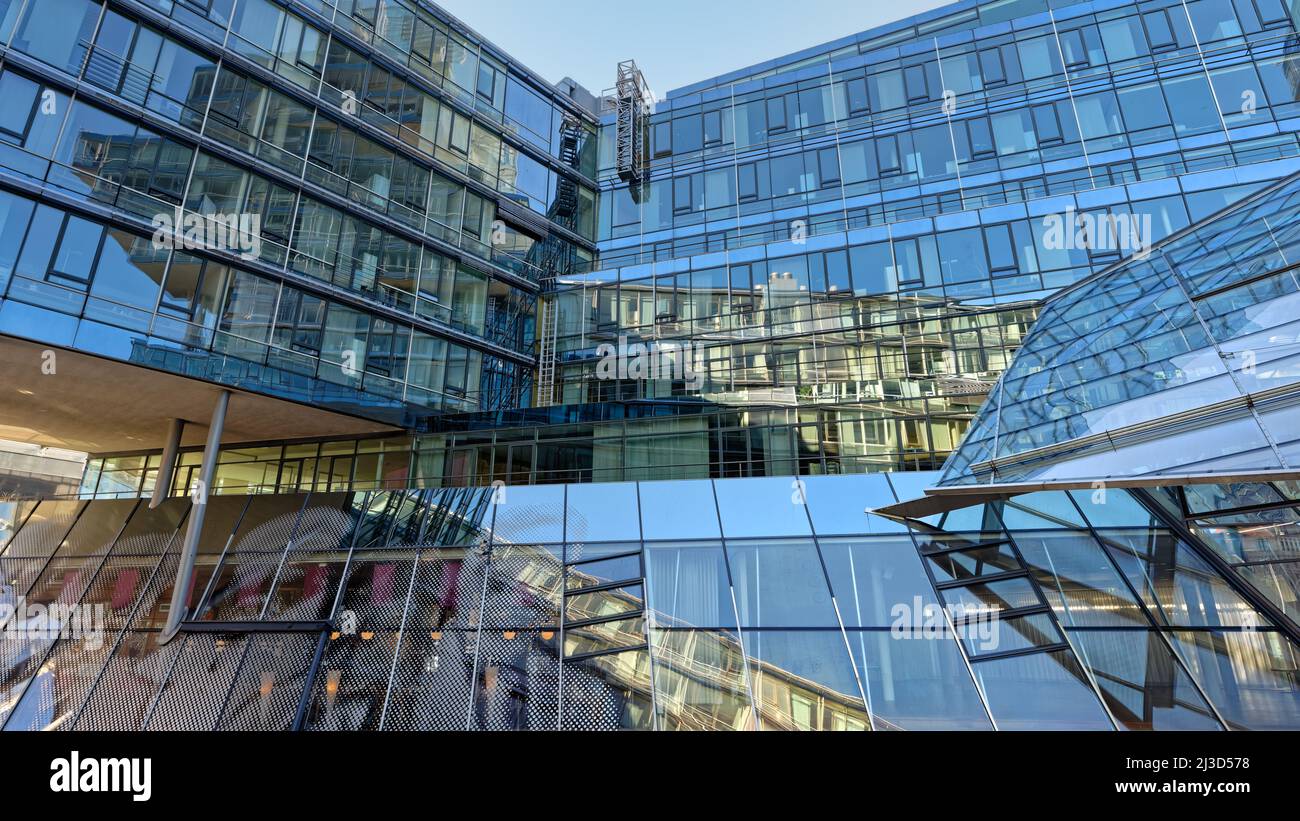 A high-rise office building in Hanover, Germany Stock Photo - Alamy