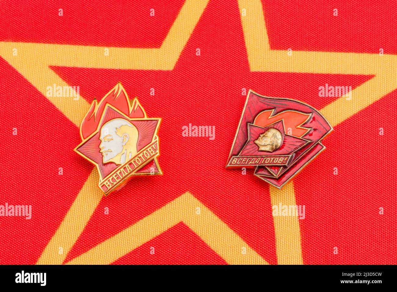 Senior young pioneers badge hi-res stock photography and images - Alamy
