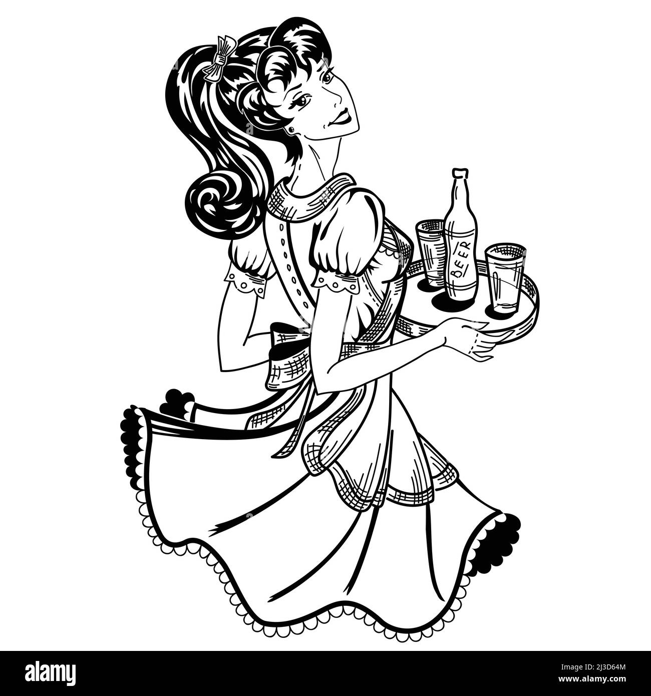 Pinup vintage Stock Vector Images - Alamy