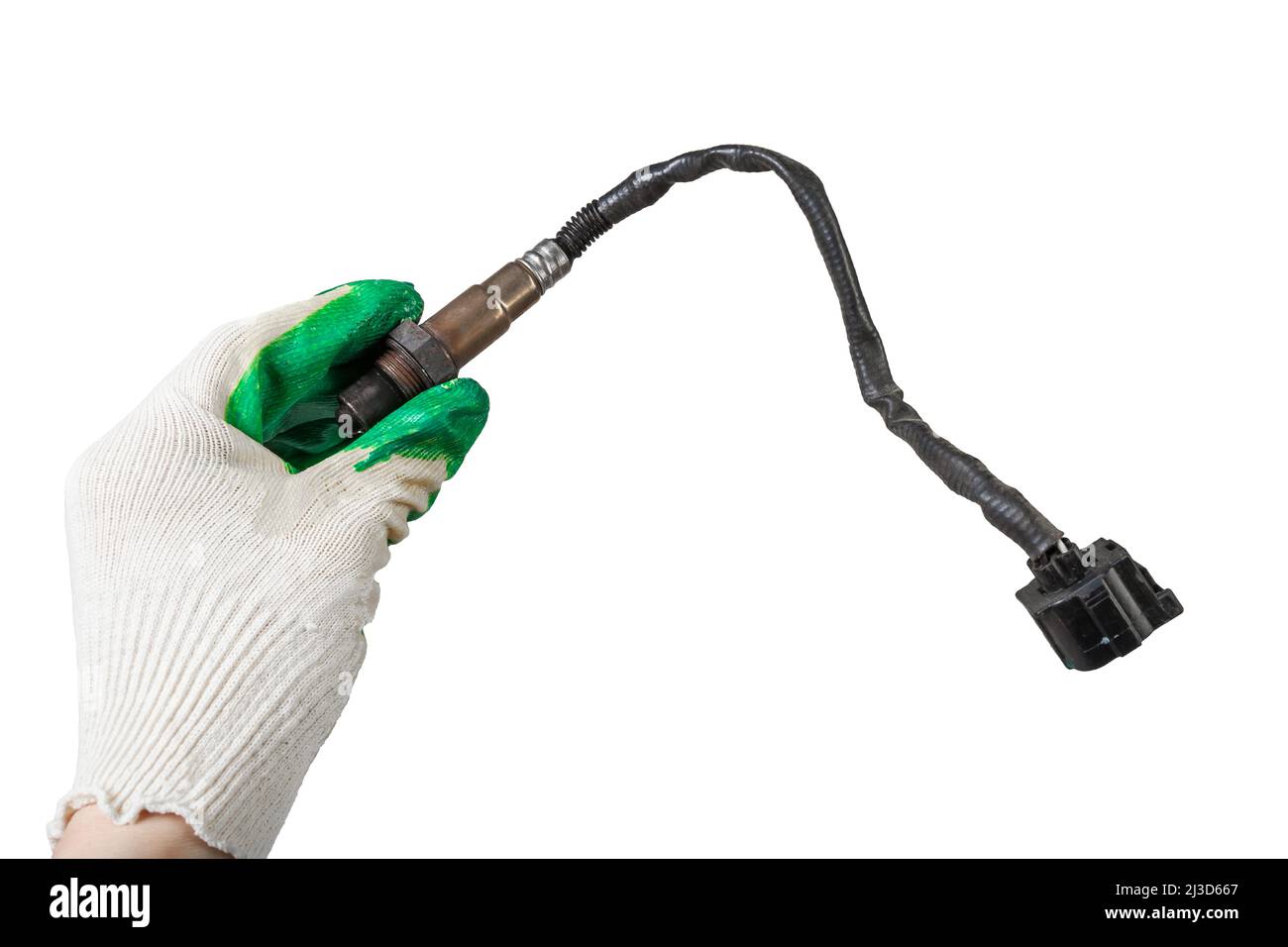 Lambda probe - oxygen sensor device designed to record amount of ...