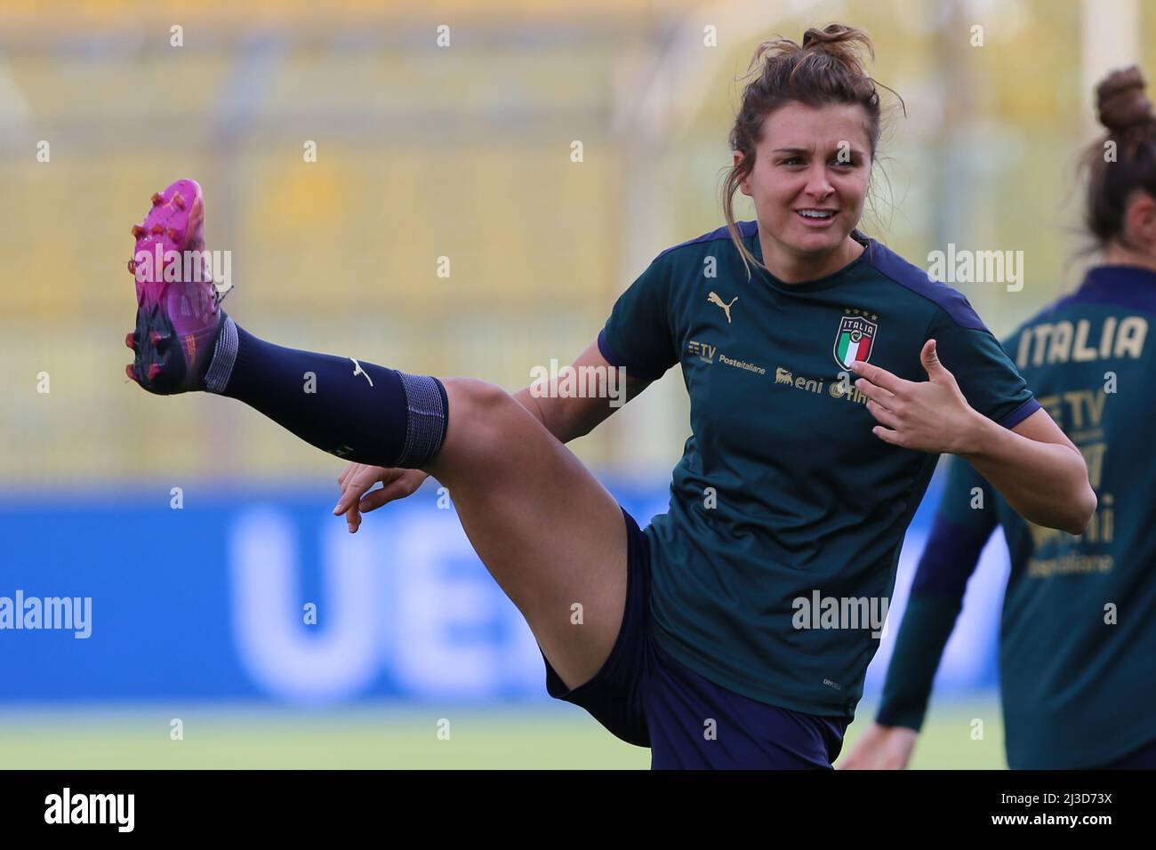 April 7, 2022, Parma, Italy: Cristiana Girelli of ITALY in action ...