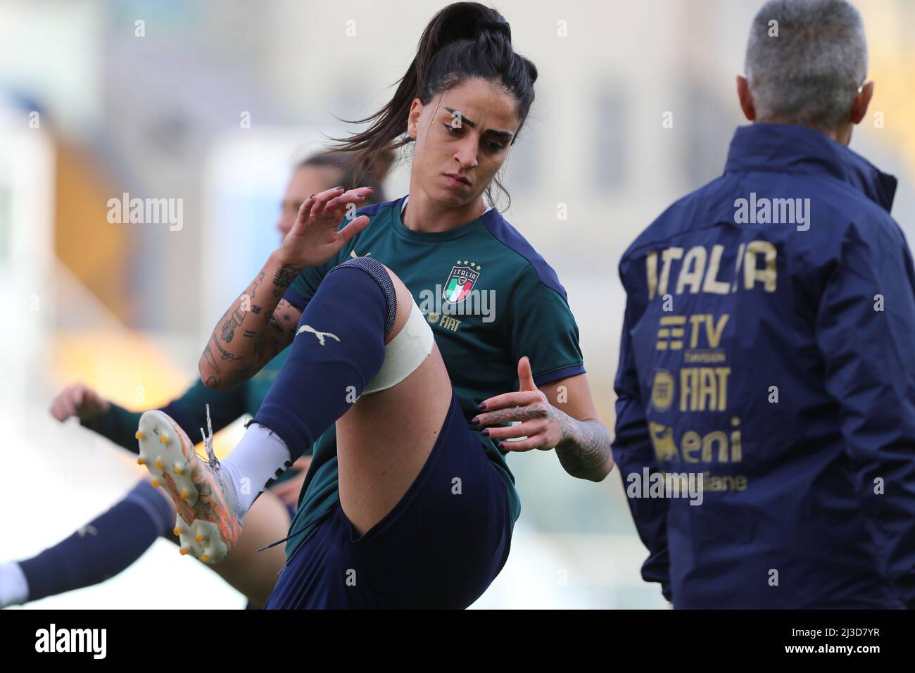 Martina Piemonte of ITALY in action during a training session at Ennio ...
