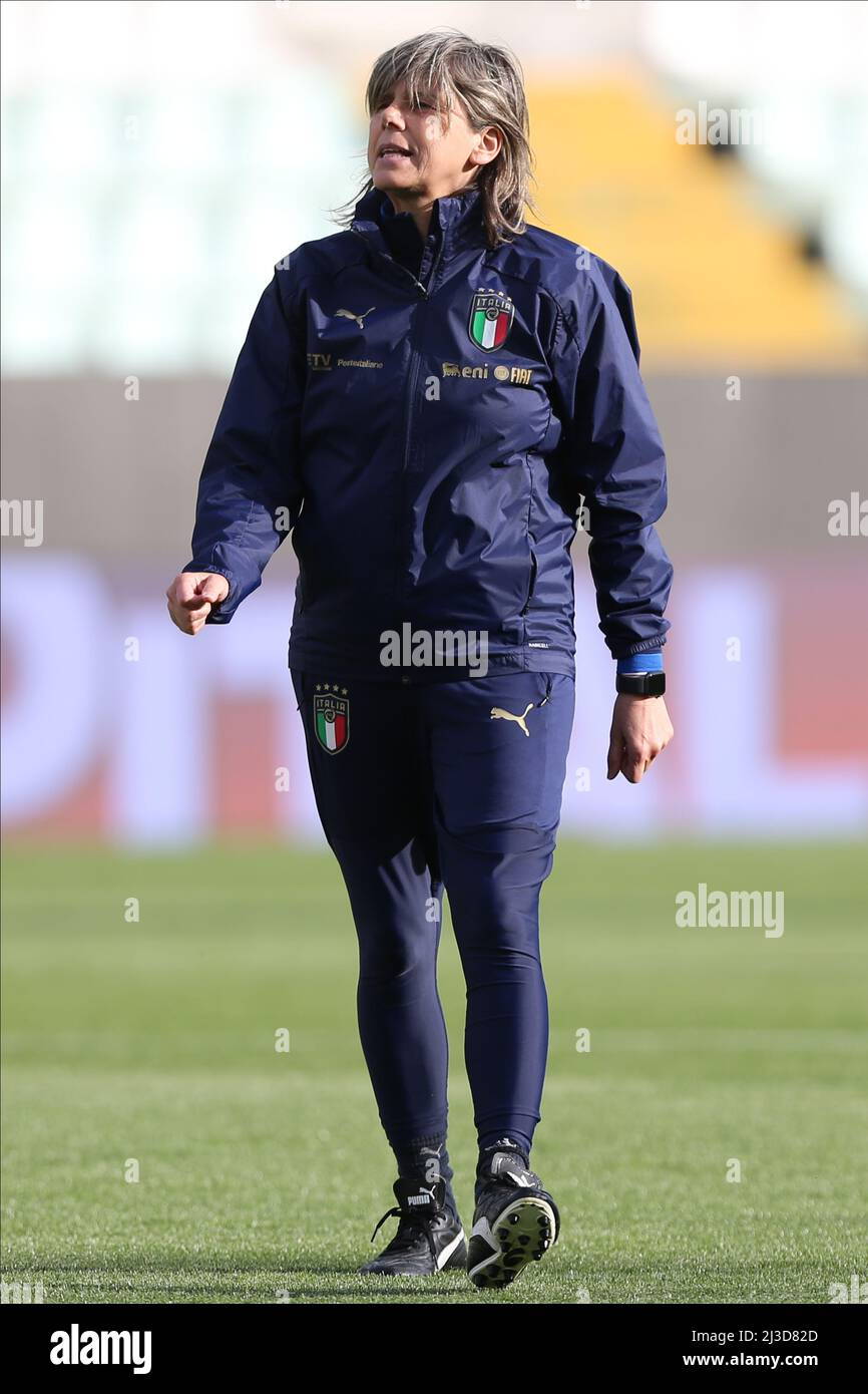 Milena Bertolini CT of ITALY during a training session at Ennio Tardini ...