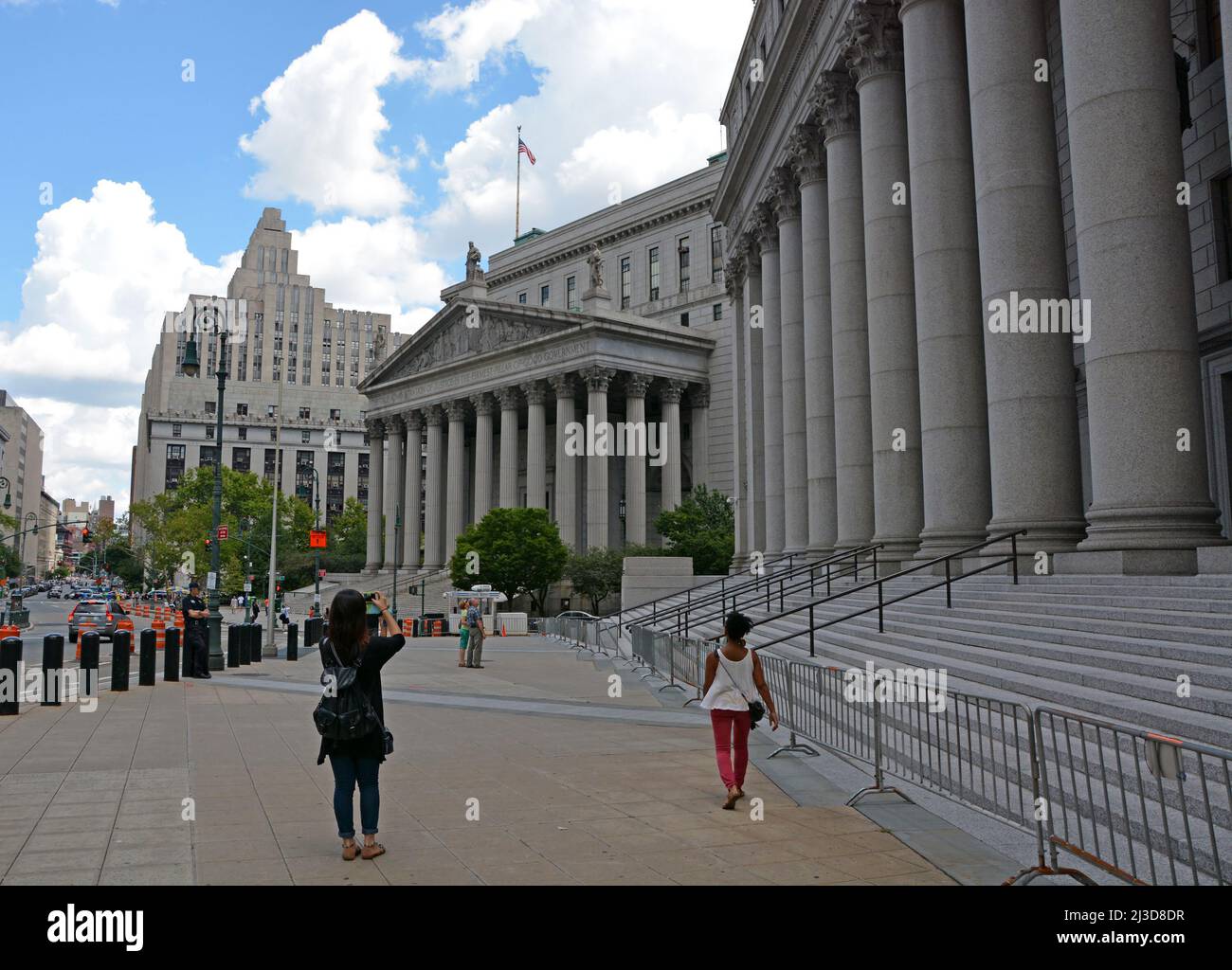 NEW YORK CITY - AUGUST 07 United States District Court building on ...