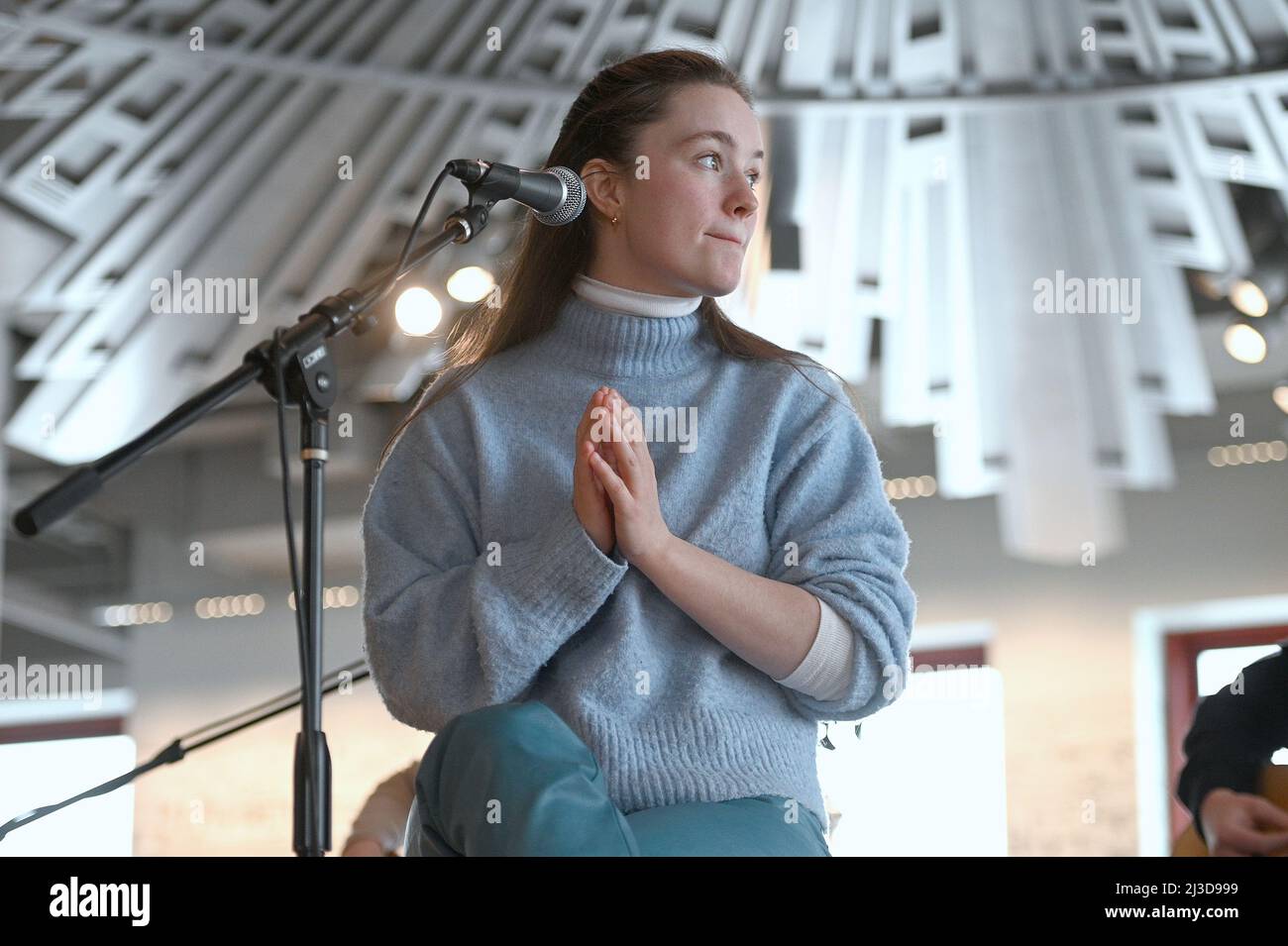 New York, USA. 07th Apr, 2022. Norwegian singer-songwriter Sigrid ...