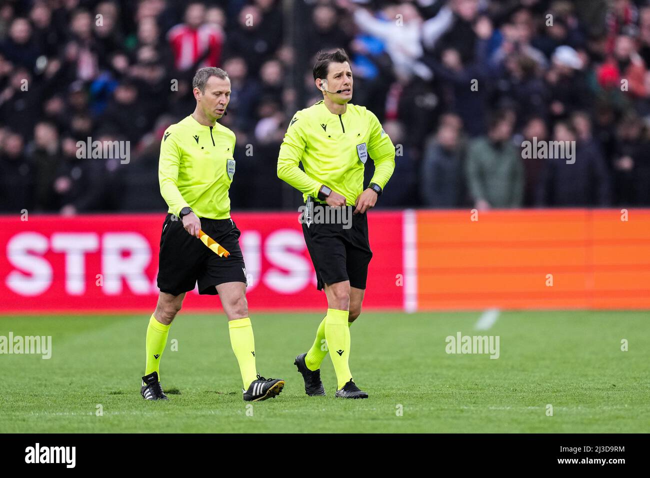 Rotterdam - Referee Halil Umut Meler during the match between Feyenoord ...