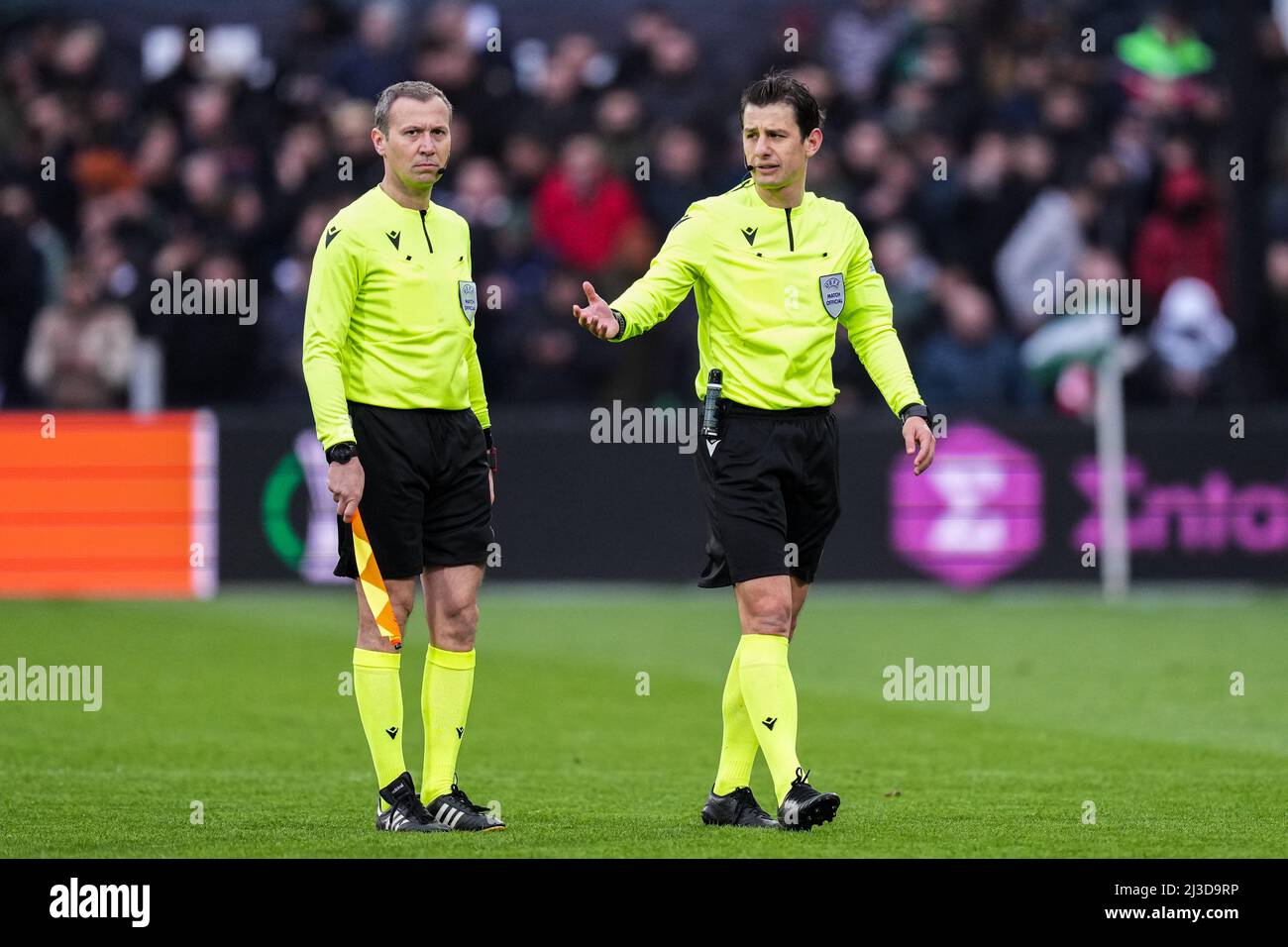 Rotterdam - Referee Halil Umut Meler during the match between Feyenoord ...