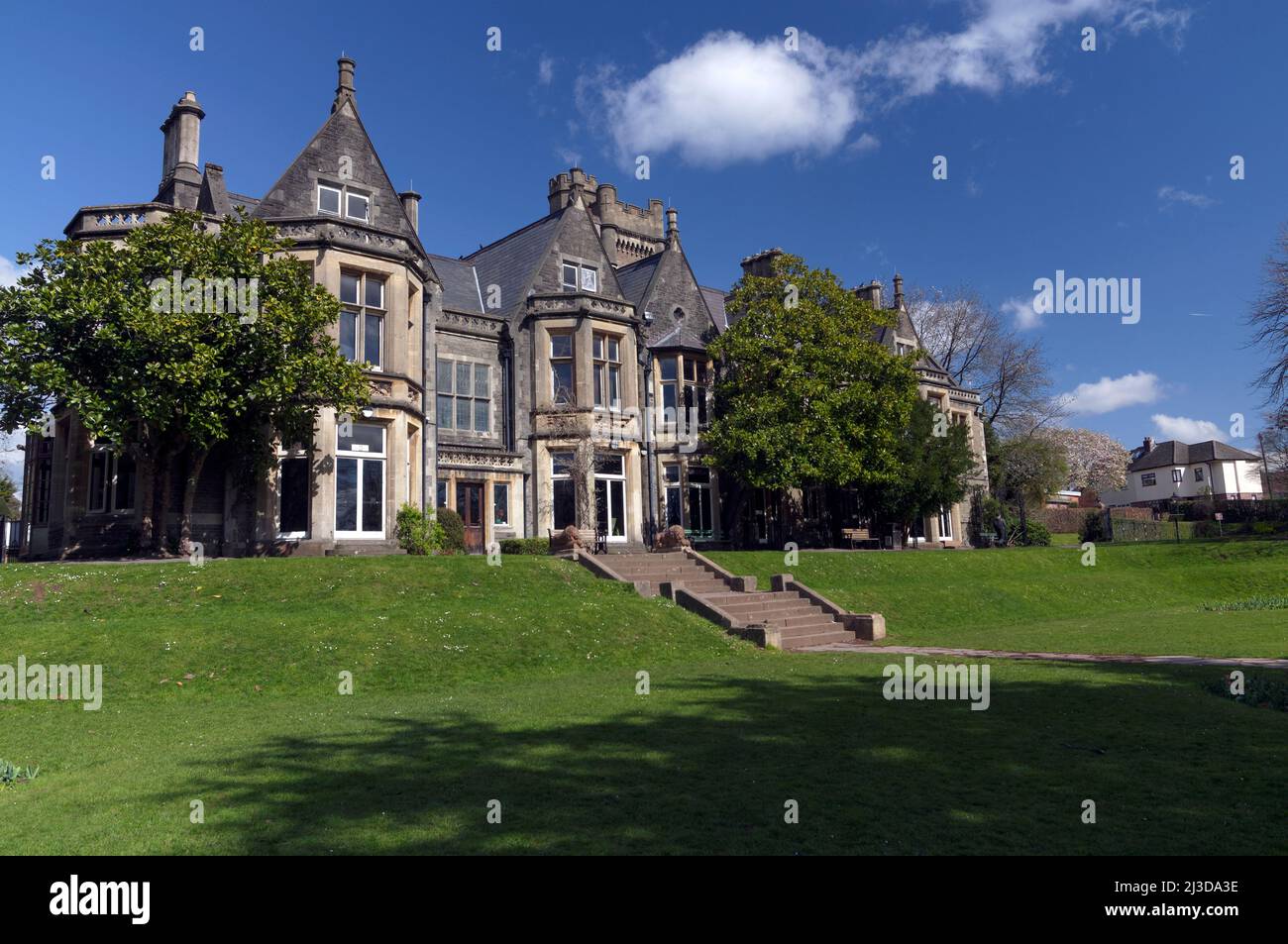 Insole Court Victorian house, Llandaff, Cardiff Stock Photo - Alamy
